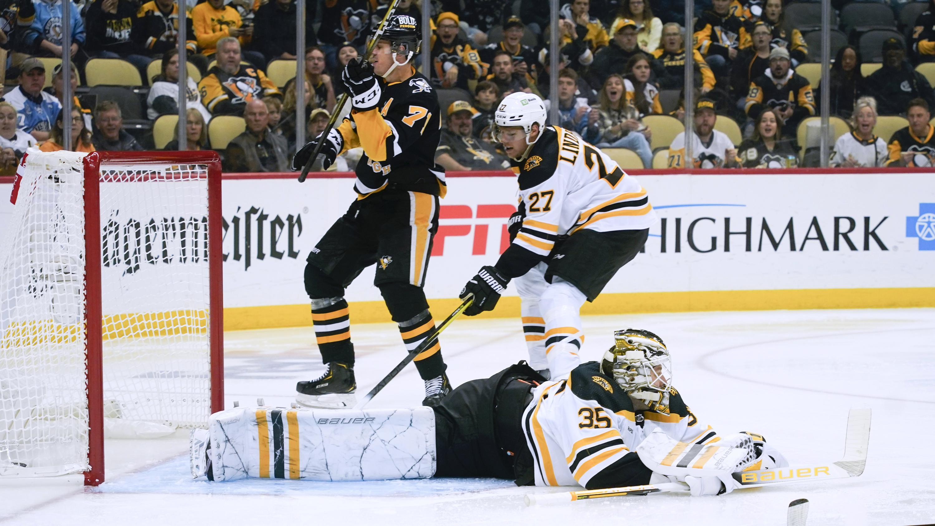 Lindholm's OT goal lifts Bruins over Penguins | AP News