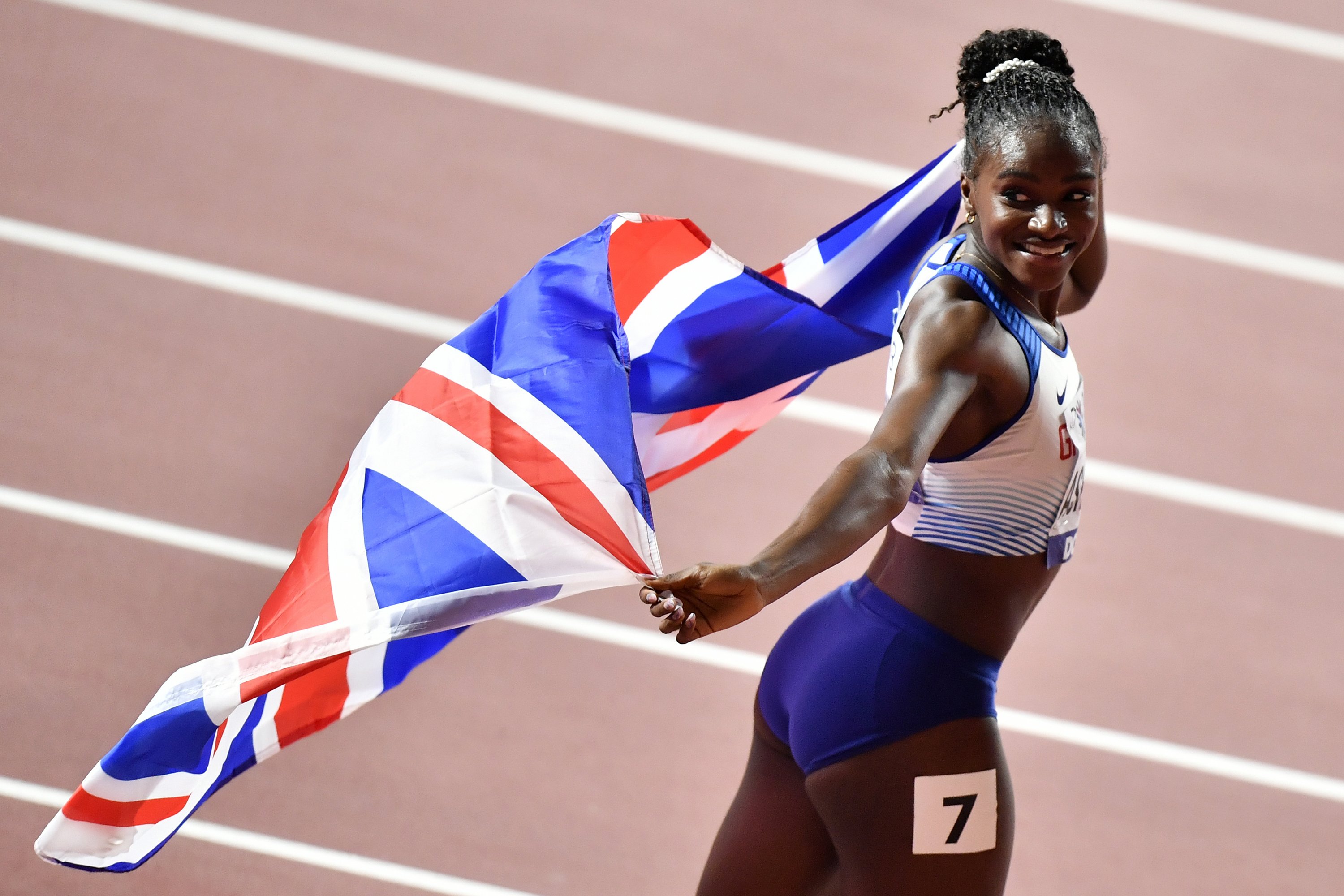 Sprinter wins for Britain and college star takes hurdles | AP News