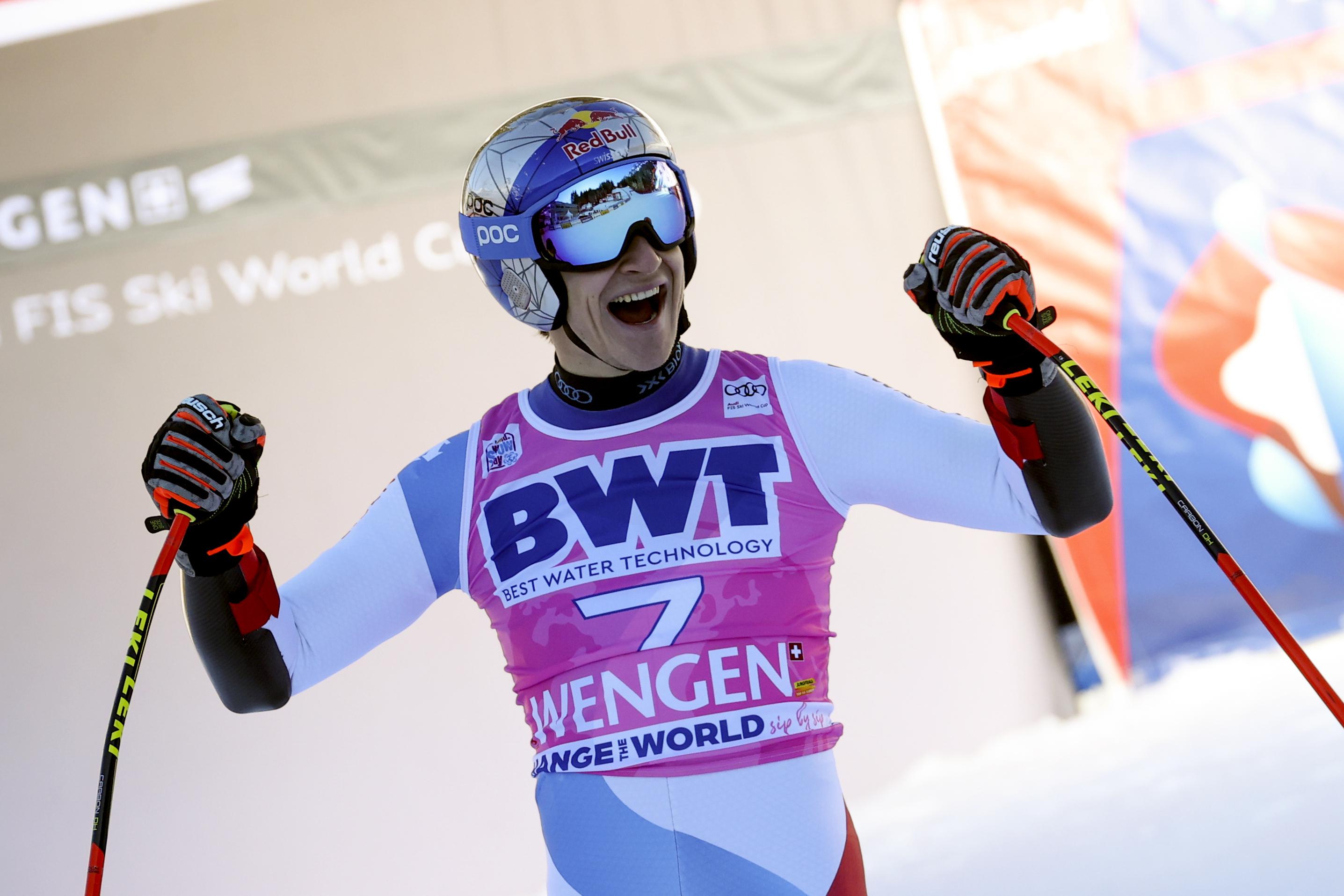 Odermatt beats Kilde for super-G win in World Cup rivalry | AP News