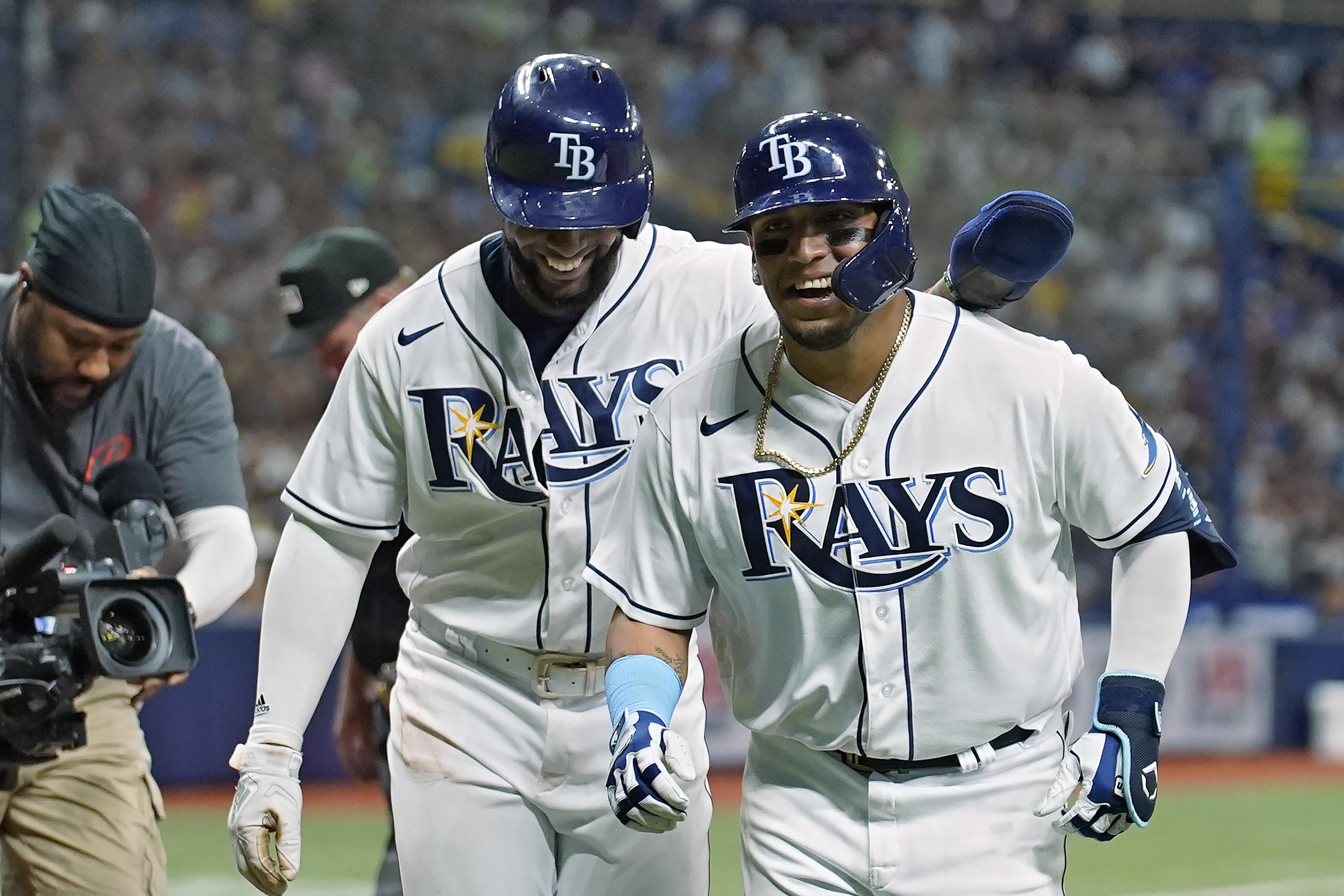 Paredes hits 3 homers, Rays hand Yanks 3rd loss in 20 games | AP News