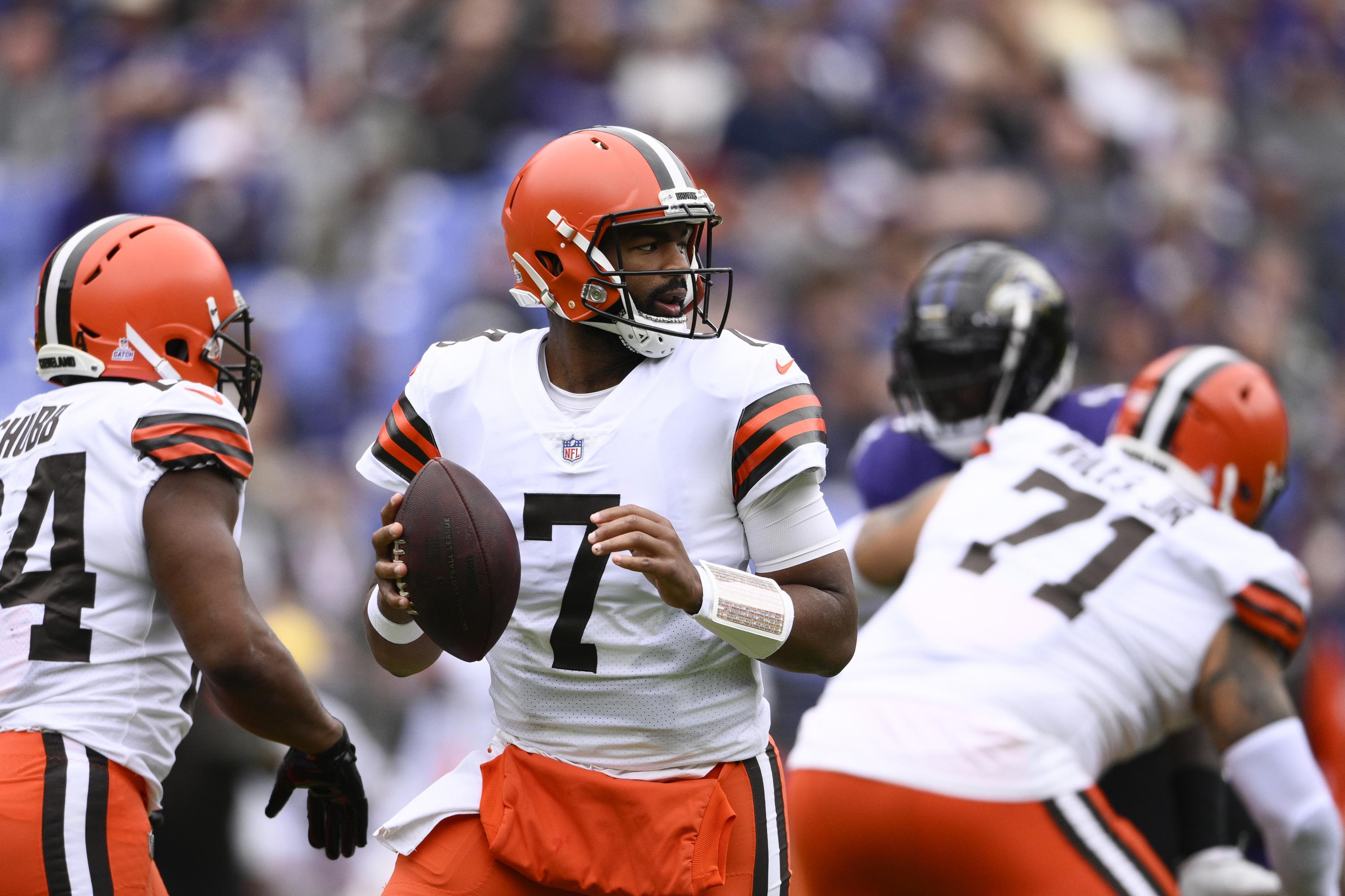 Brissett making most of final weeks as Browns starting QB | AP News