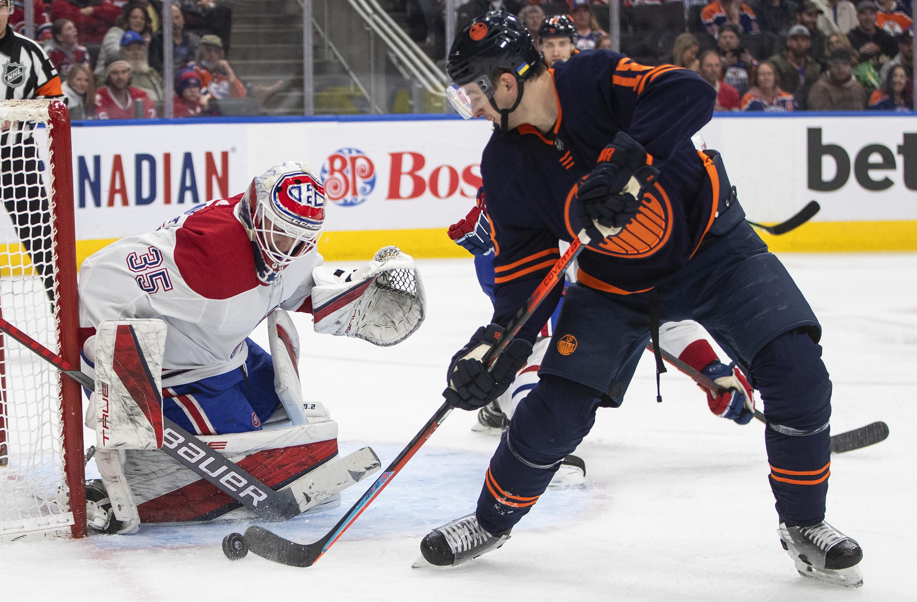 Suzuki scores winner, leads Canadiens past Oilers 5-2 | AP News