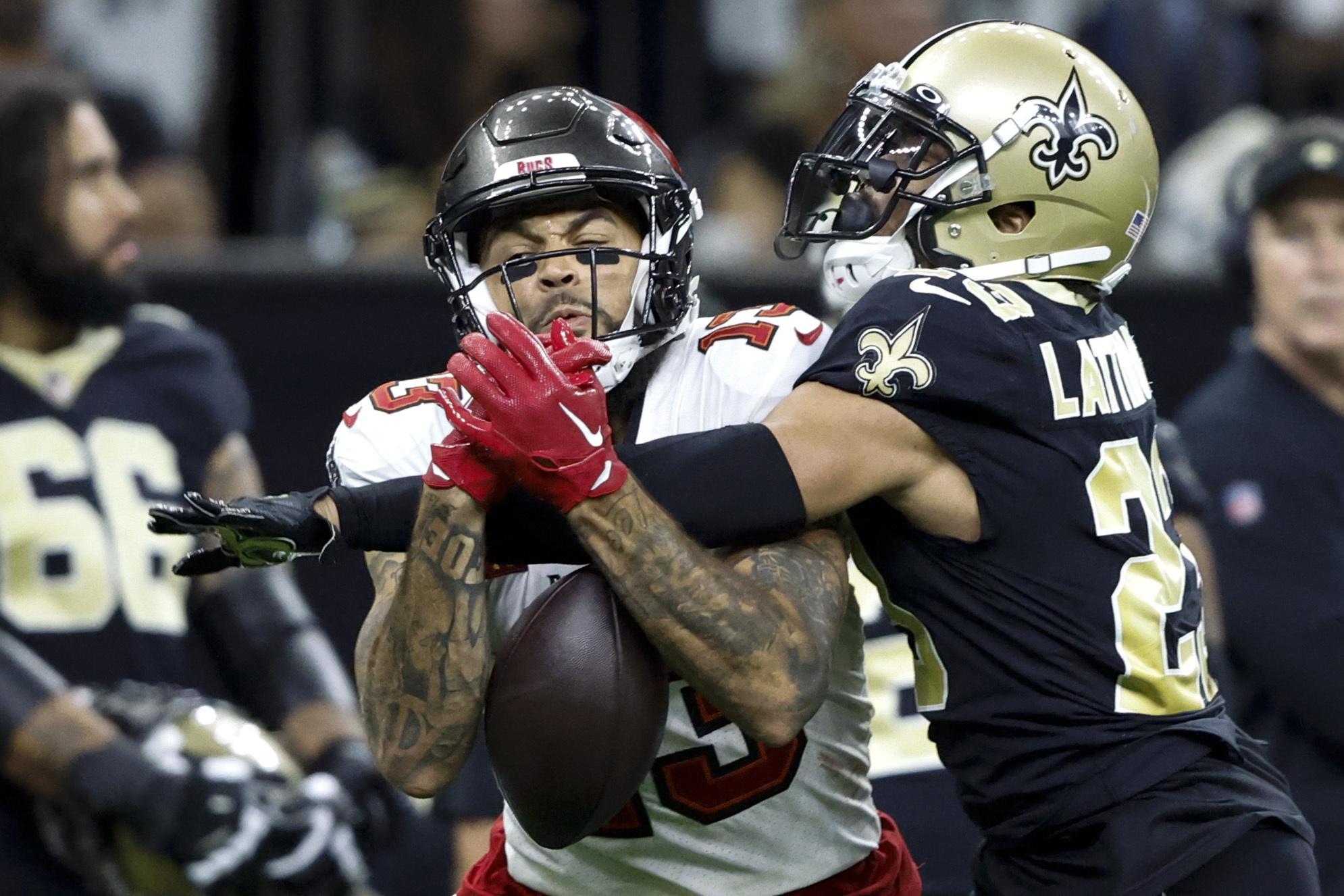 Saints' defense encouraged by strides made since opener | AP News