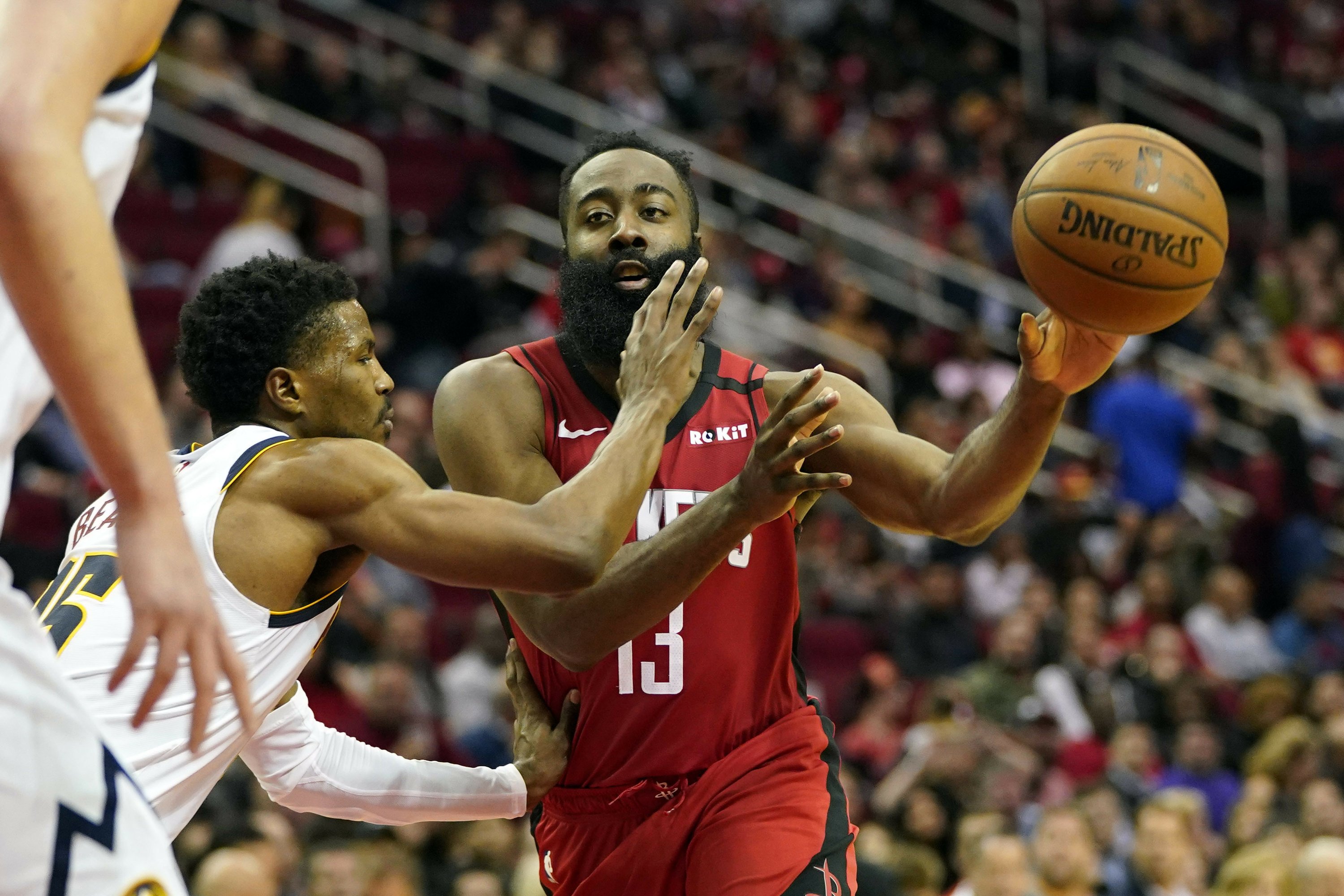 Westbrook, Harden lead Rockets past Nuggets, 121-105 | AP News