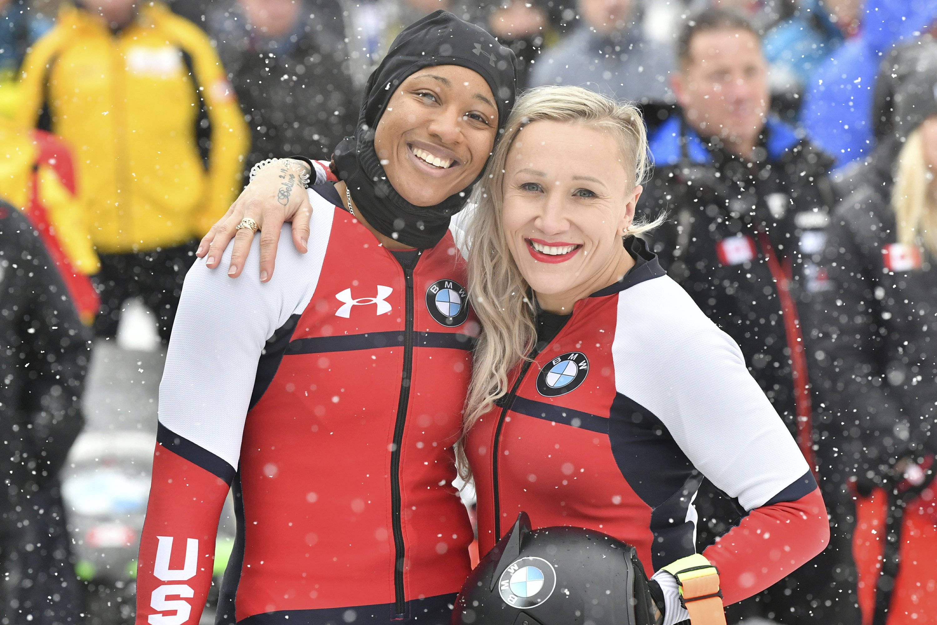 Humphries of US atop World Cup women's bobsled standings | AP News