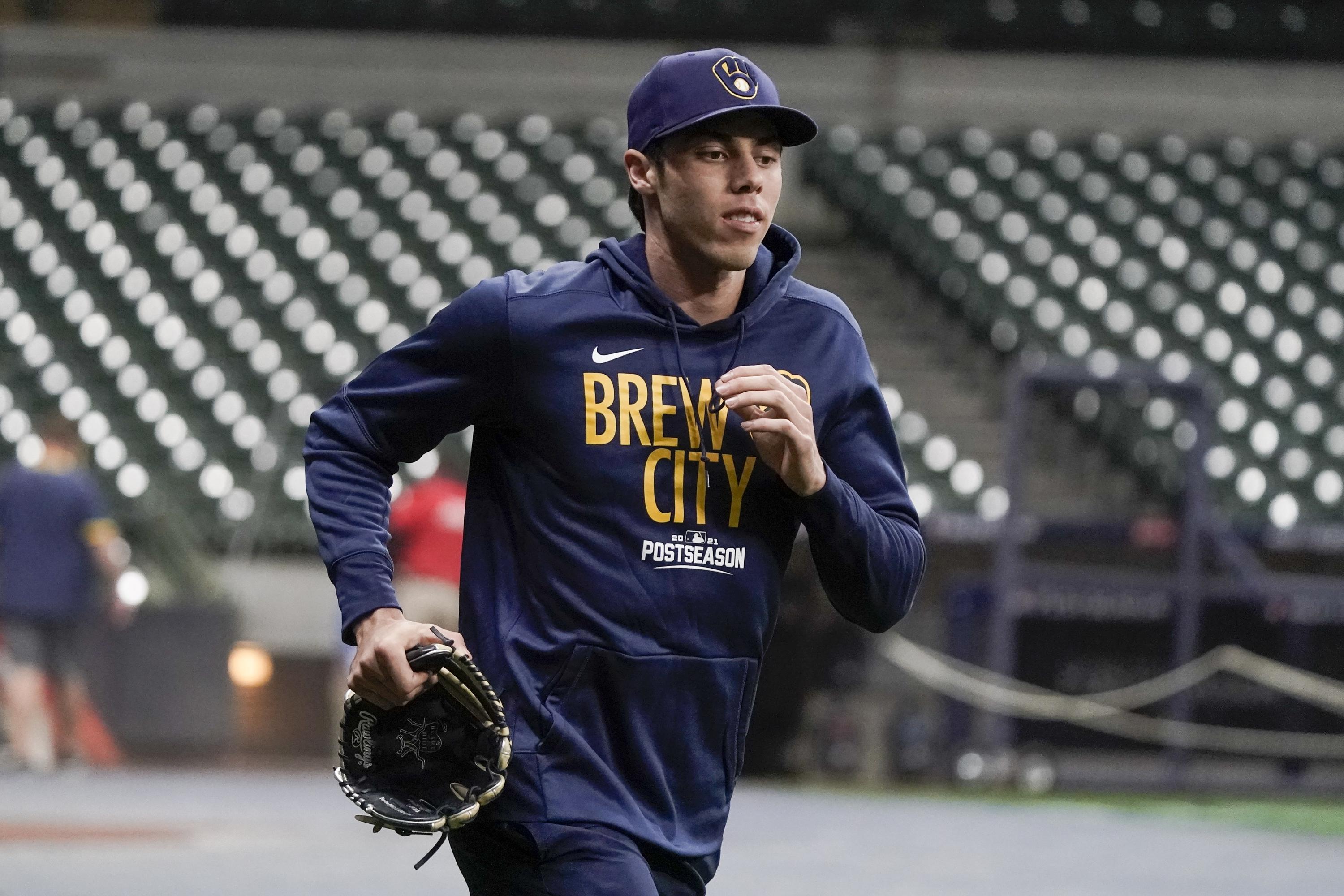 Brewers' Yelich hopes to shake shaky 2021 in postseason | AP News