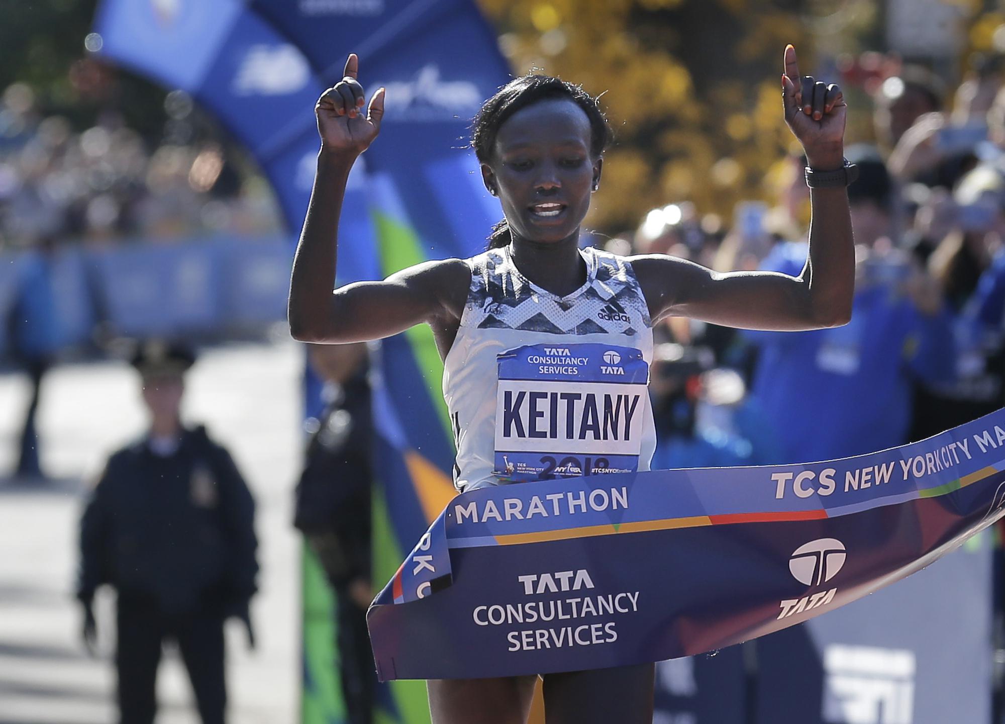 Marathon record holder Mary Keitany retires after injury | AP News