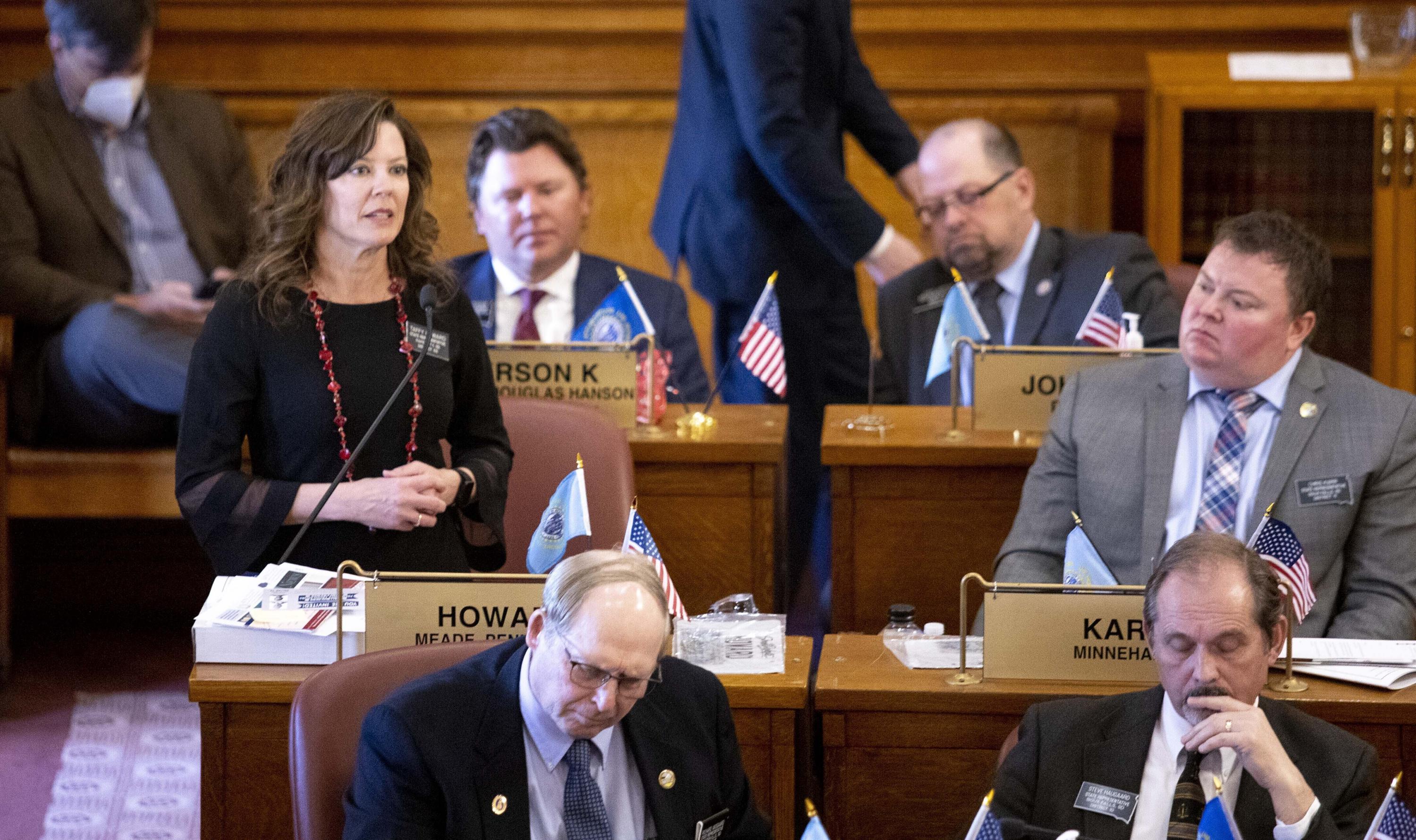 South Dakota lawmaker to challenge Johnson's US House seat | AP News