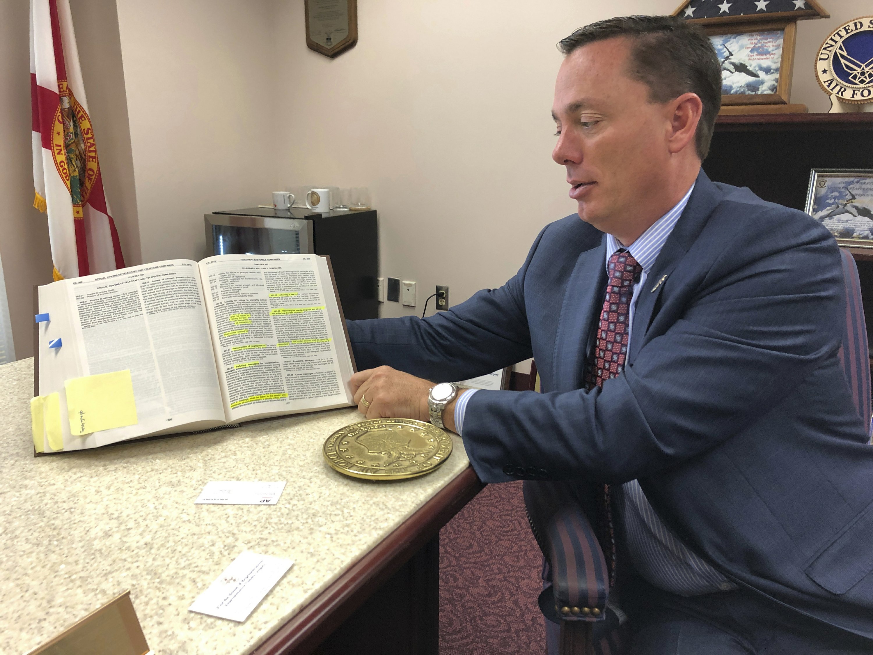 News flash from Florida legislators: Telegraph era is over | AP News
