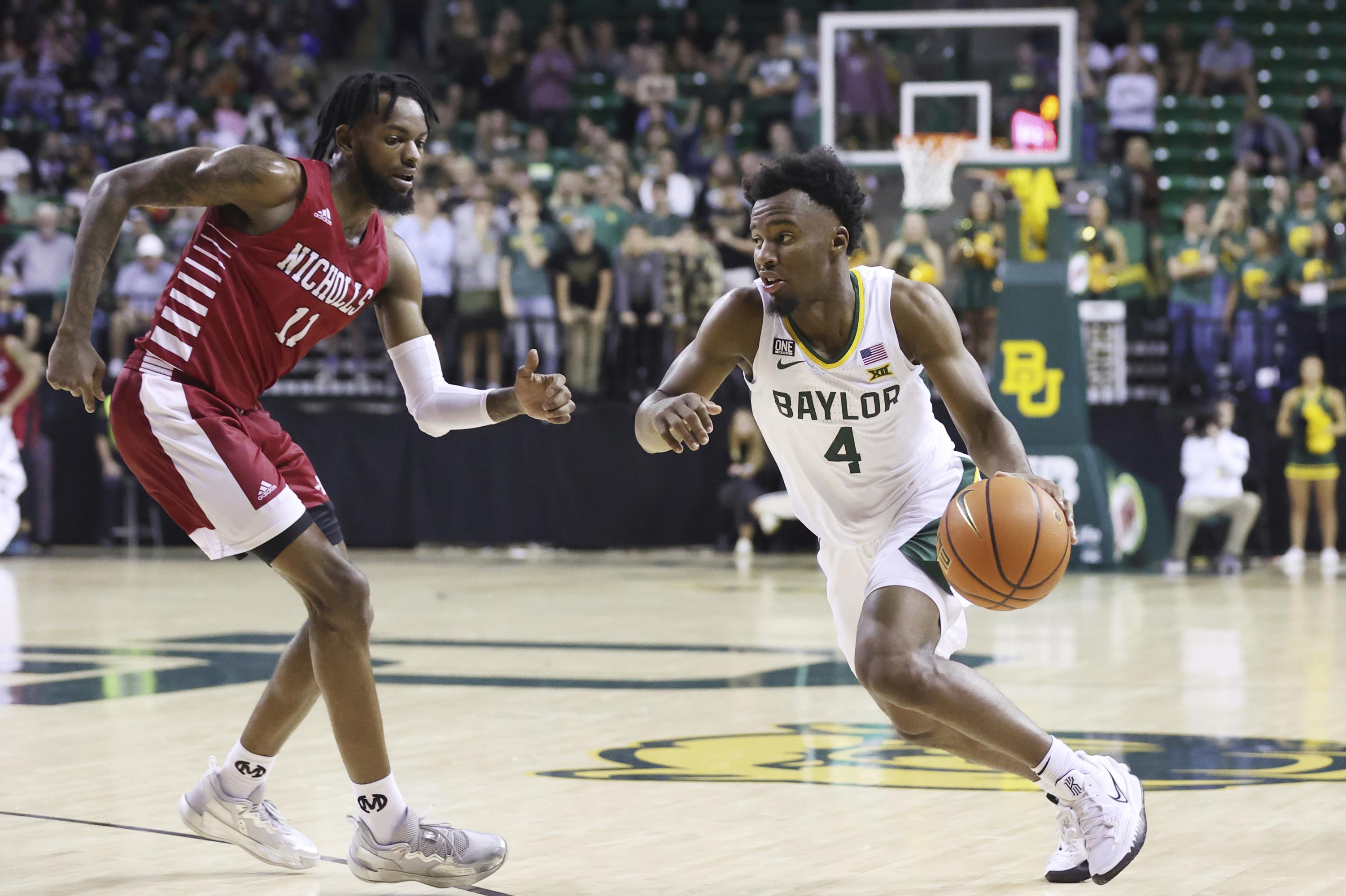 Cryer scores 20 for No. 9 Baylor in 89-60 win over Nicholls | AP News