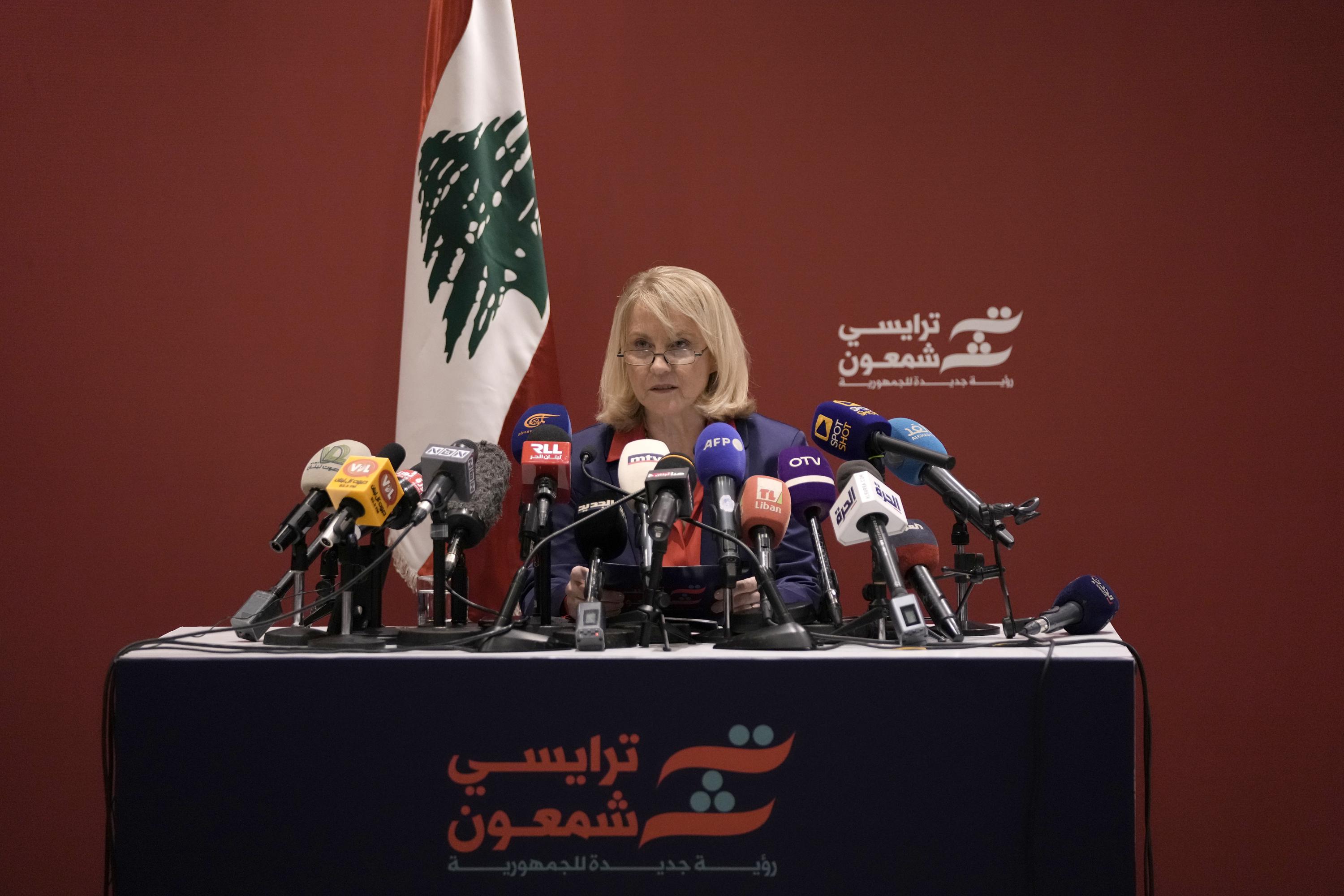 Lebanon presidential candidate backs anti-Hezbollah platform | AP News
