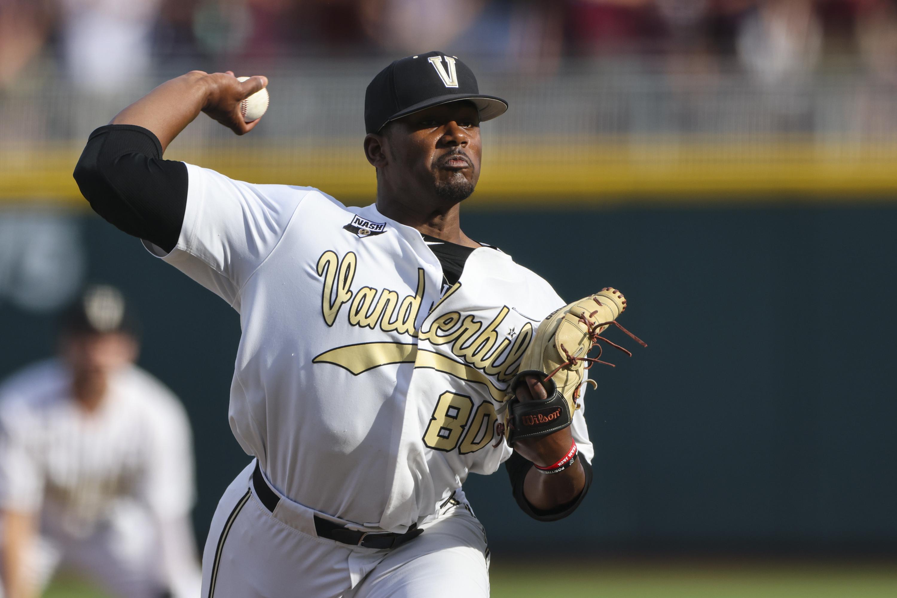Hard-throwing Kumar Rocker ready for his second MLB draft | AP News