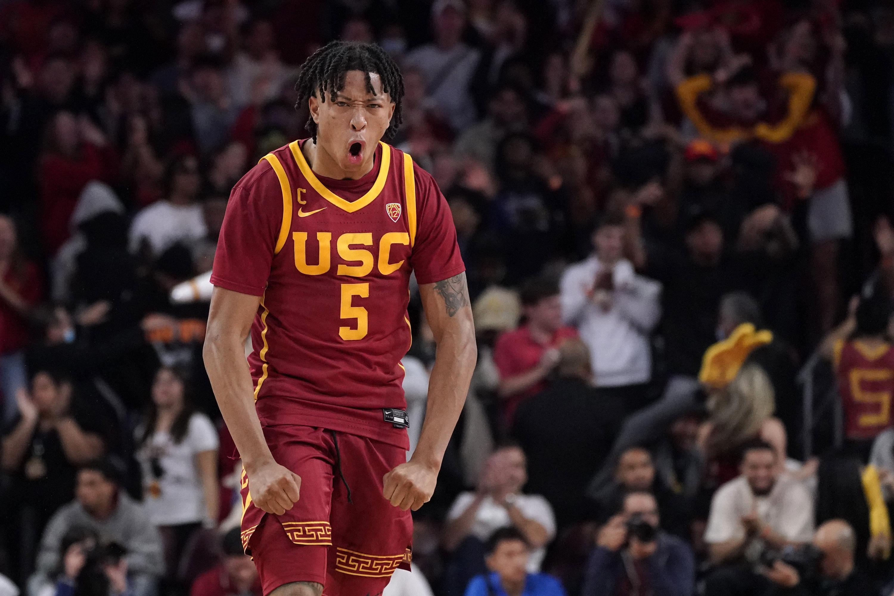 Boogie Ellis scores 31, leads USC over No. 8 UCLA 77-64 | AP News