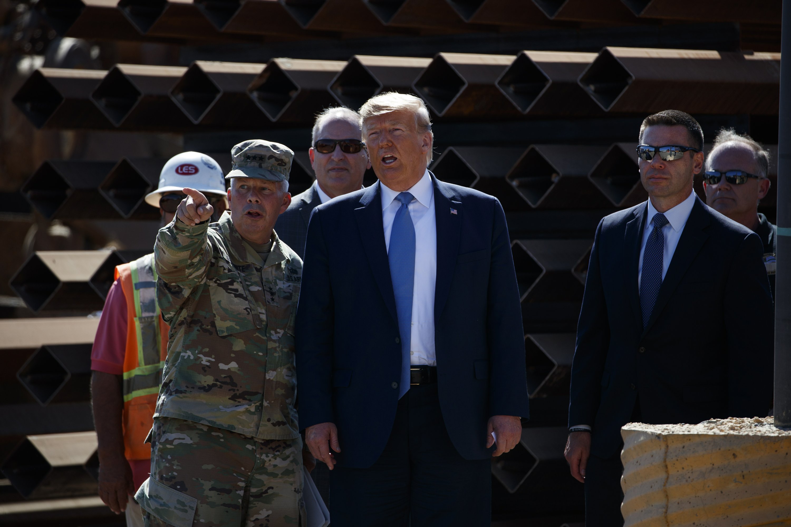 Trump calls new border wall a 'world-class security system' | AP News