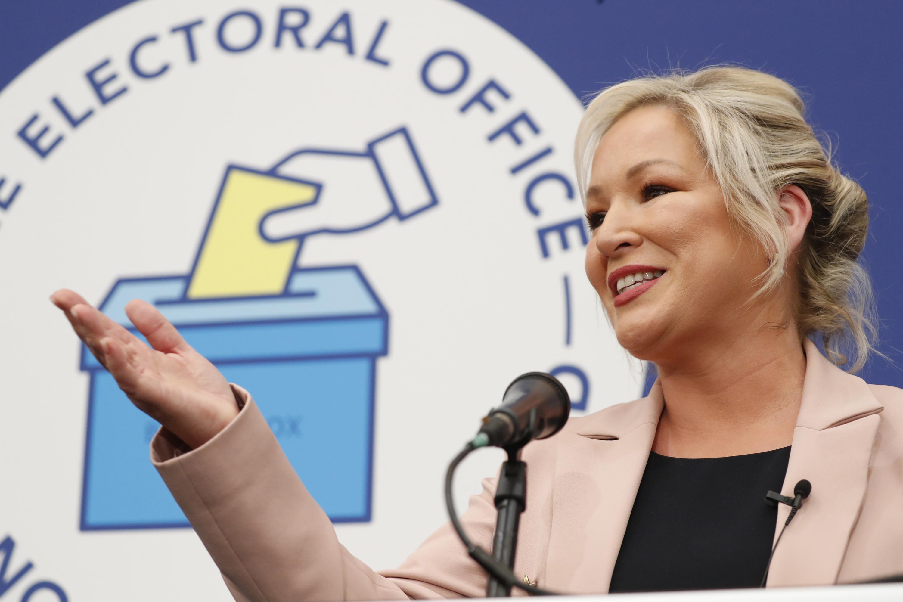 N.Ireland parties urged to work together after Sinn Fein win | AP News