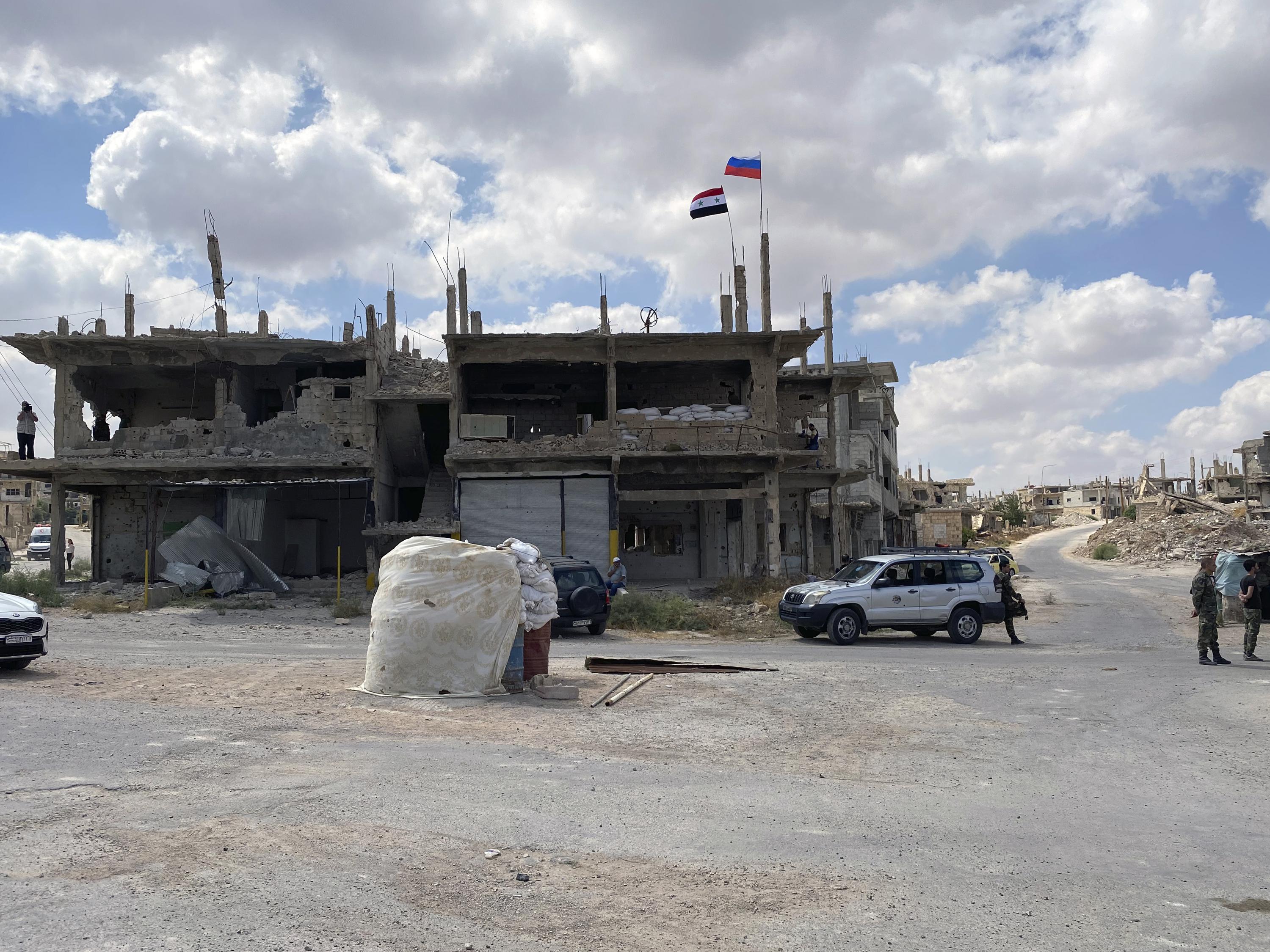 Syria city back to a kind of normalcy after cease-fire | AP News