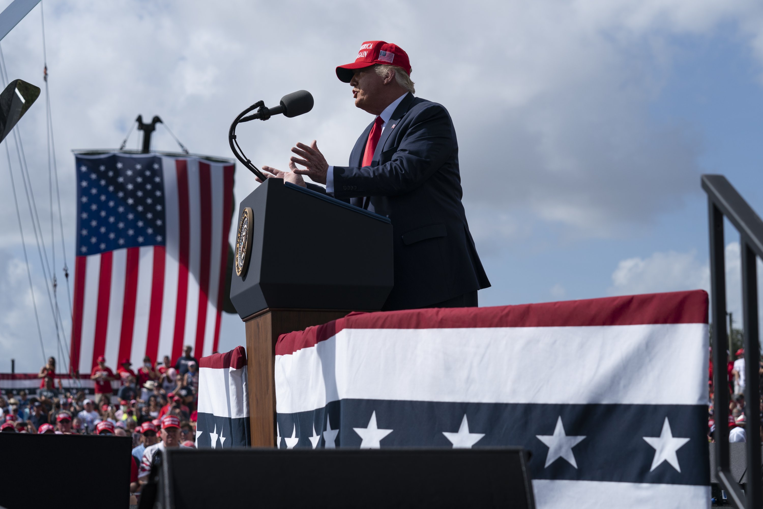 Trump moves Minnesota rally while Biden announces visit