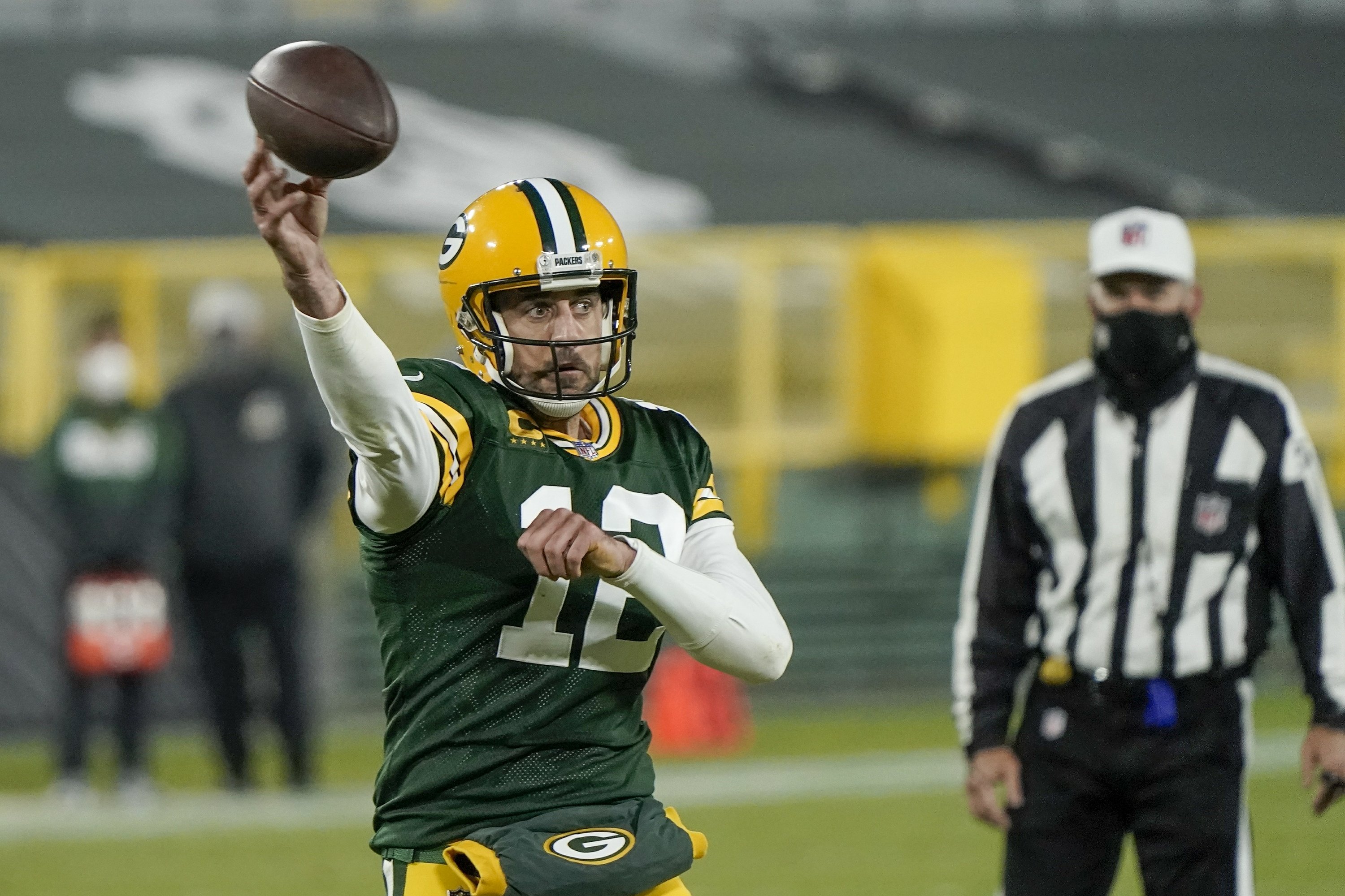 Rodgers-led Packers on brink of NFC North title, play Lions | AP News