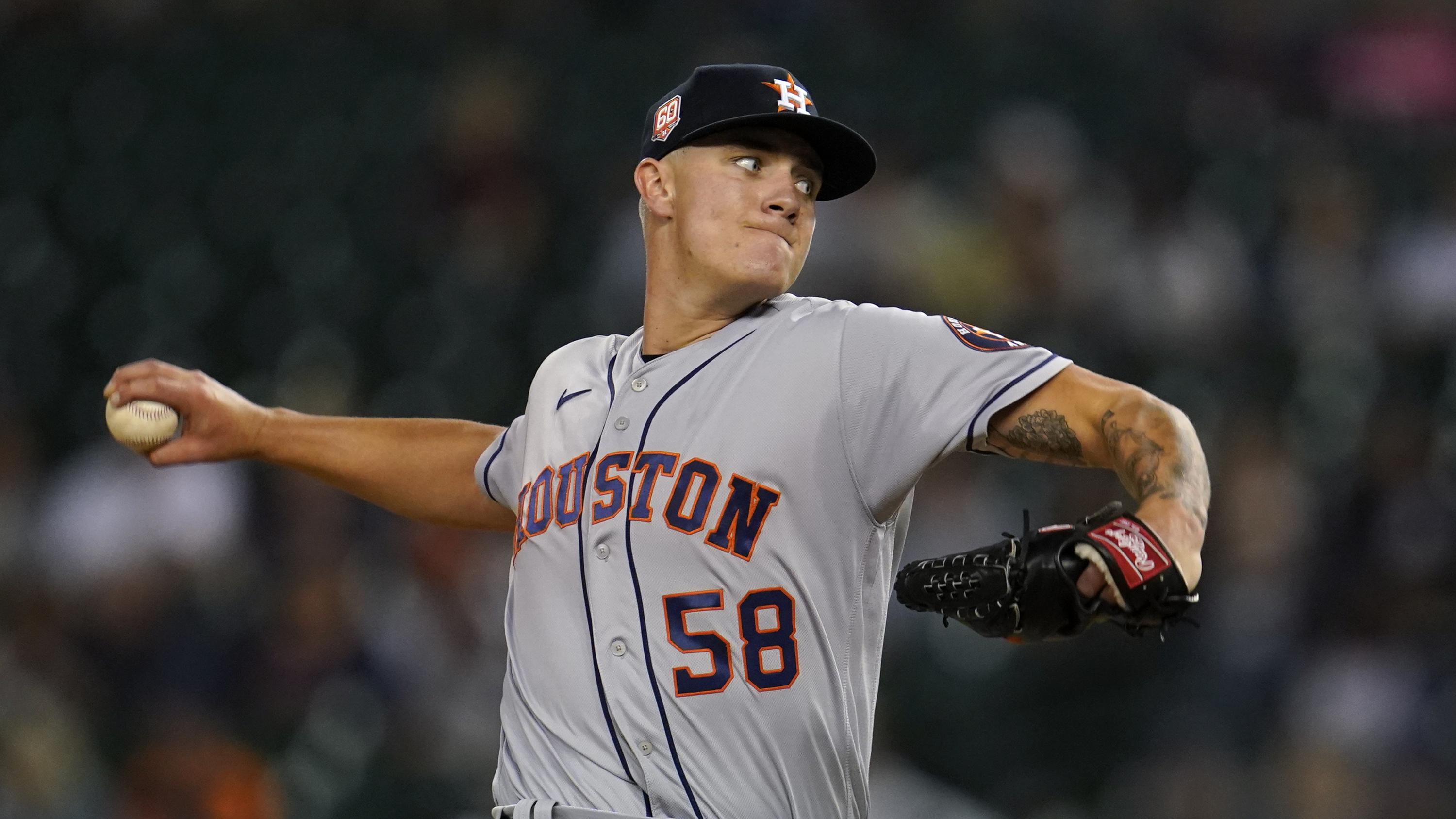 Astros' Brown hurls 6 strong innings to beat hometown Tigers | AP News