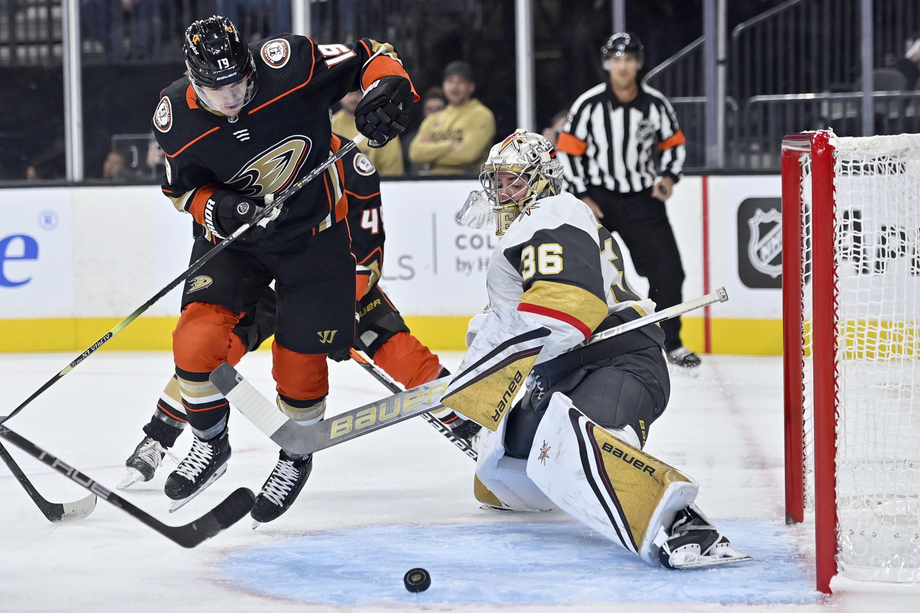 Golden Knights beat Ducks 4-0 in Nevada Day matinee | AP News