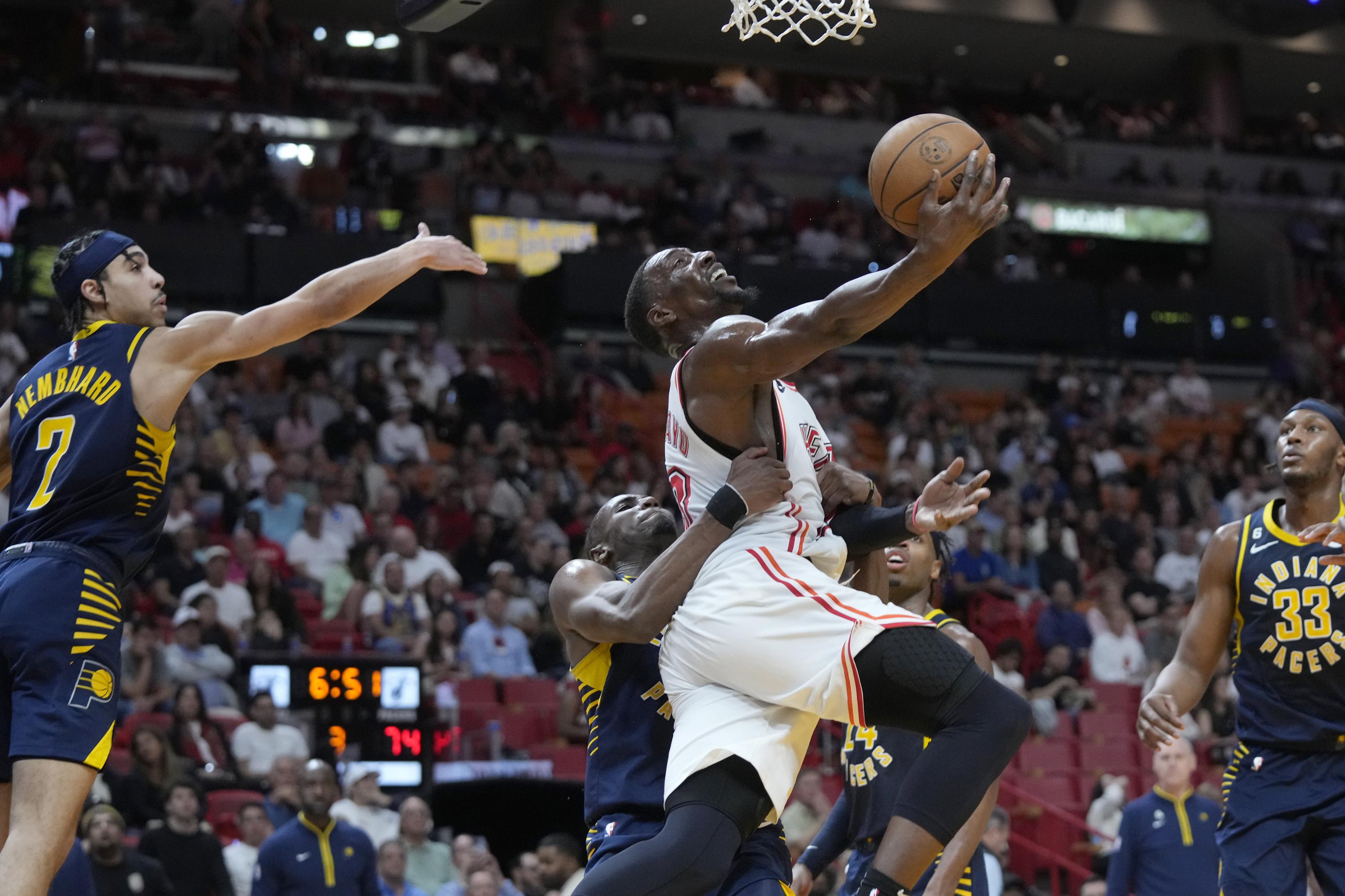Adebayo scores 38, Heat hold off sliding Pacers 116-111 | AP News
