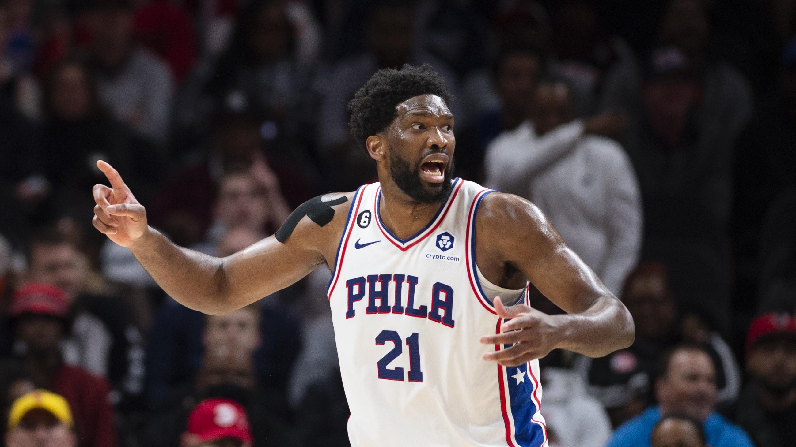 Embiid scores season-best 42 points, 76ers top Hawks 121-109 | AP News