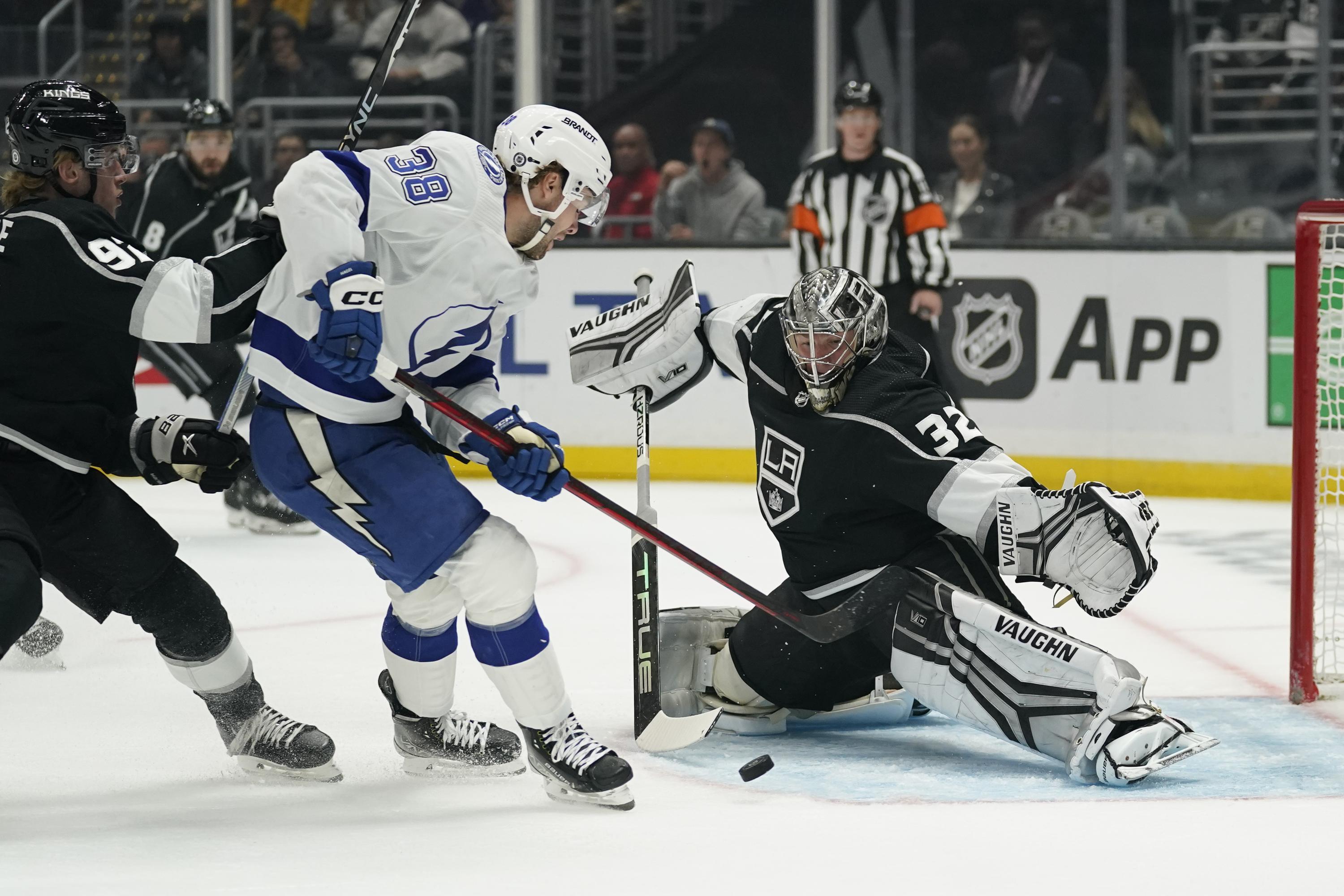 Kings beat Lightning 4-2 to snap 10-game series skid | AP News