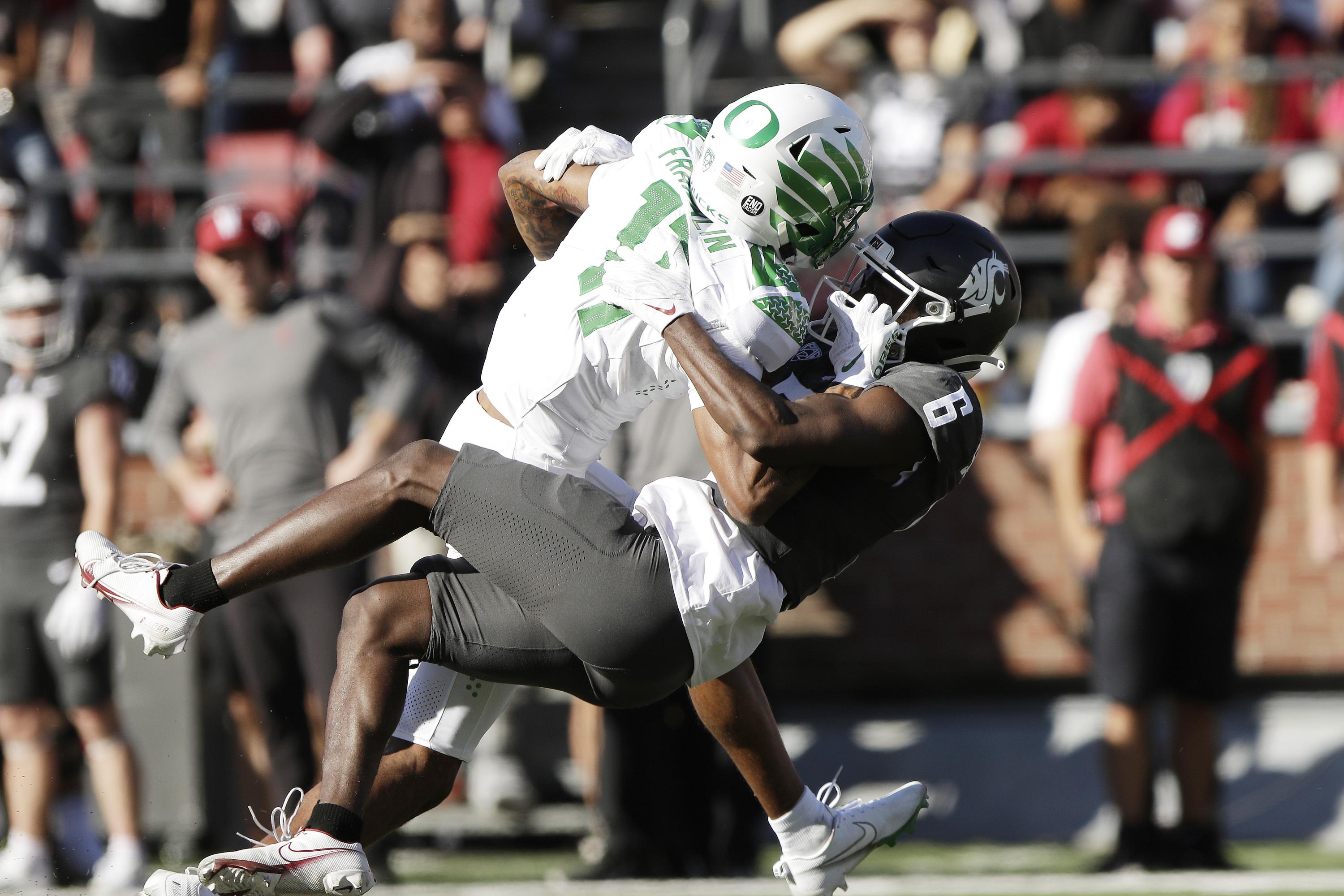 Nix leads No. 15 Oregon over Washington State 44-41 | AP News