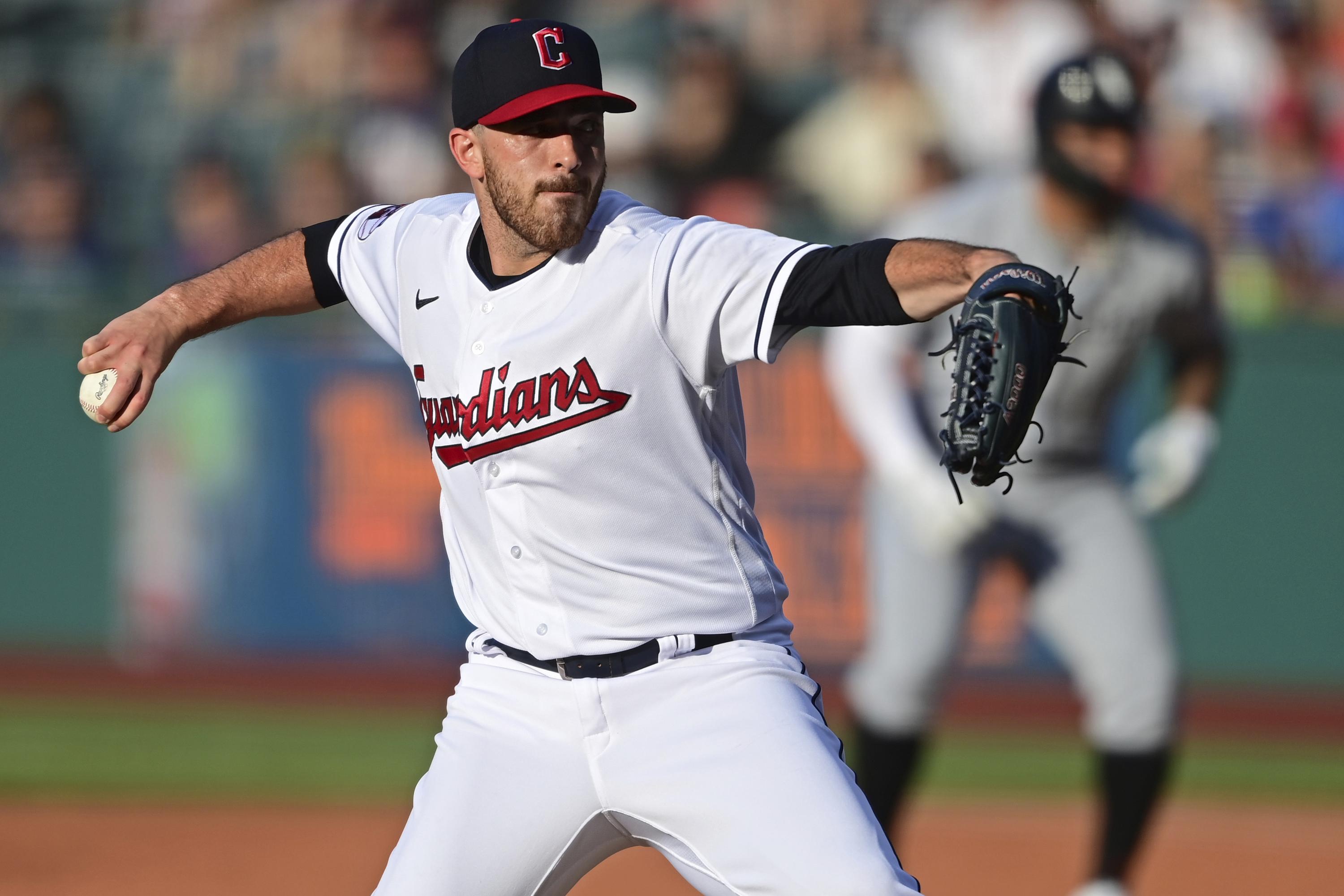 Guardians RHP Civale leaves start with sore right wrist | AP News