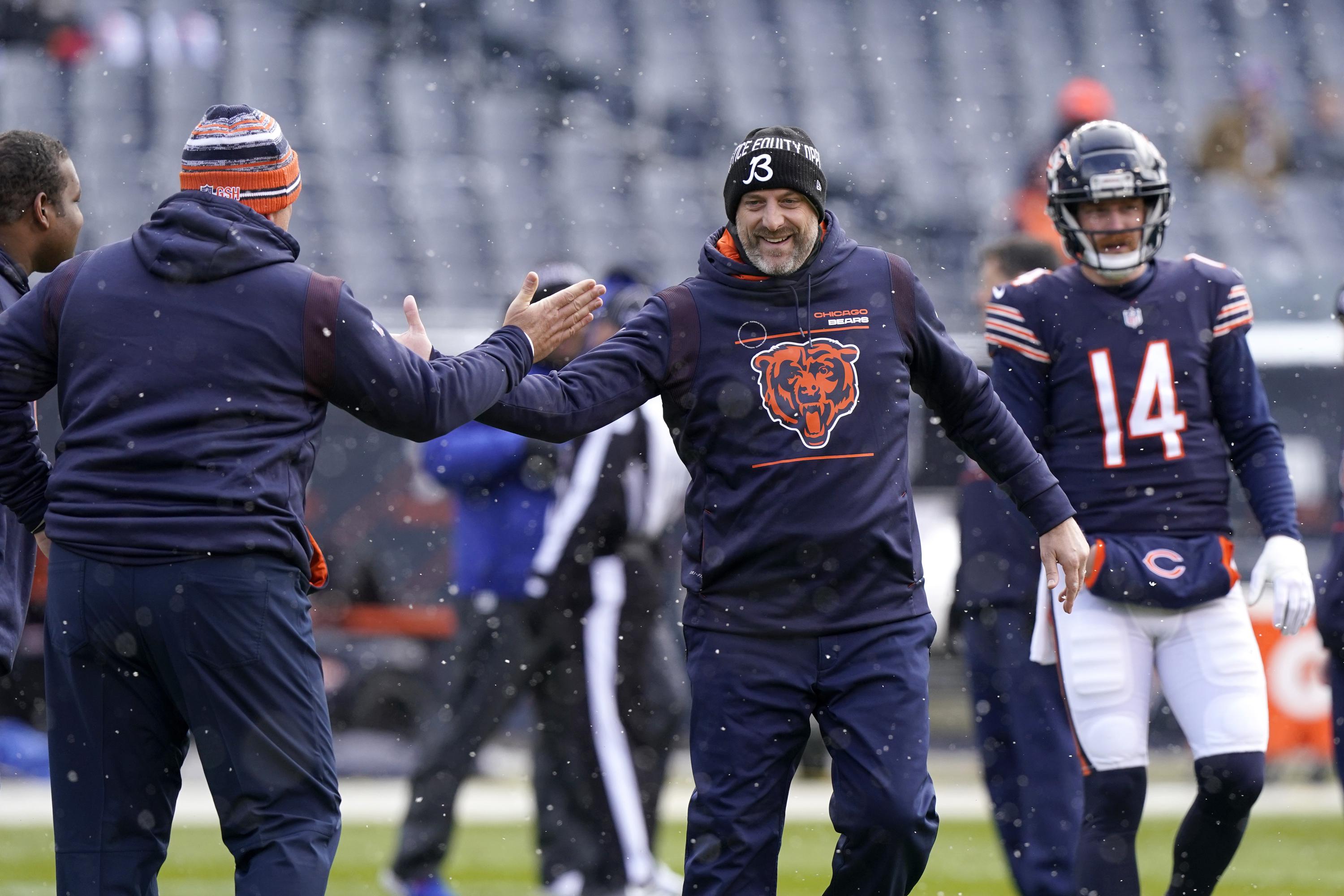 Bears' Nagy focused on ending year with win, not his future | AP News