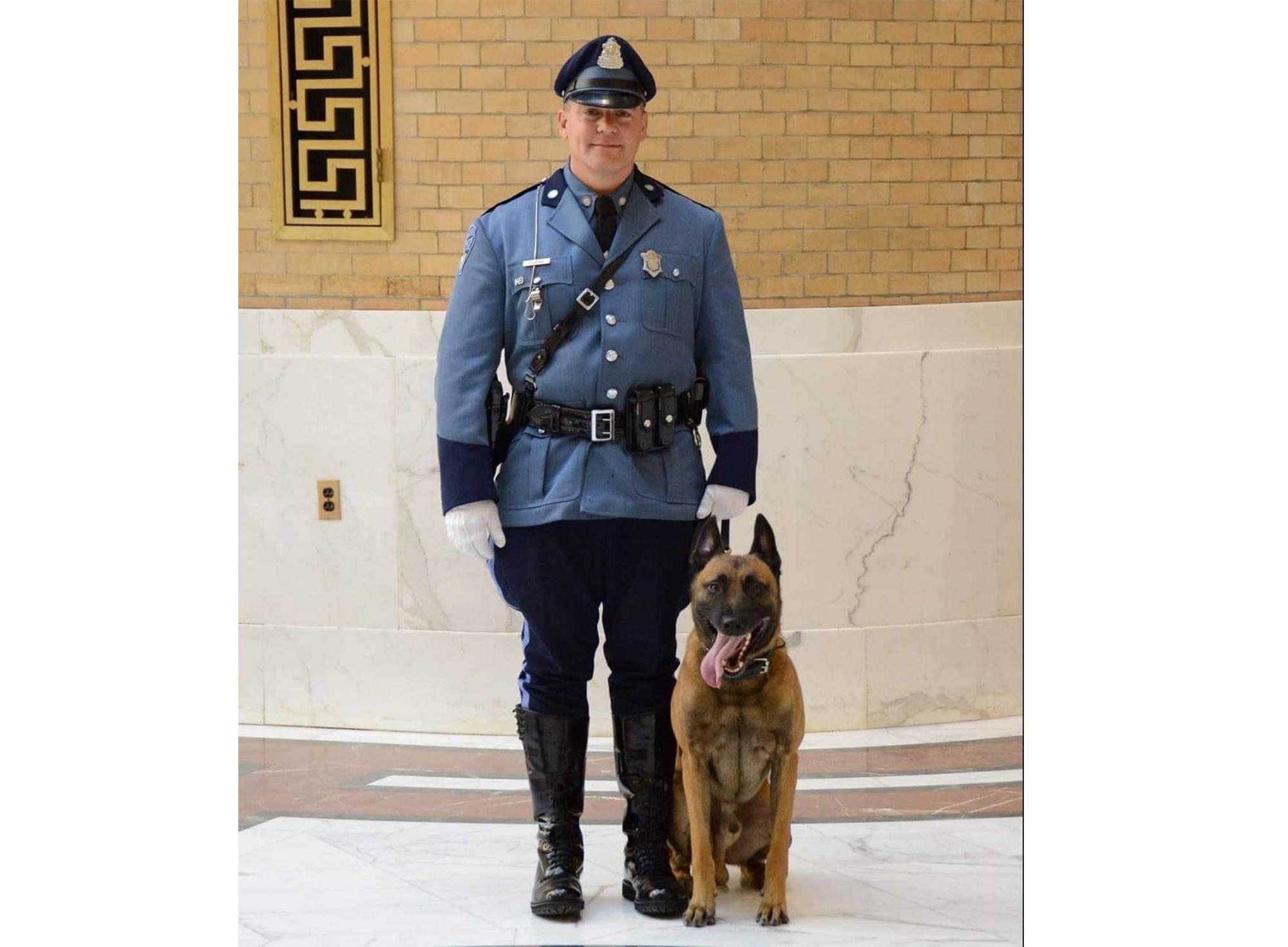 A loyal partner: State police dog shot, killed by suspect | AP News