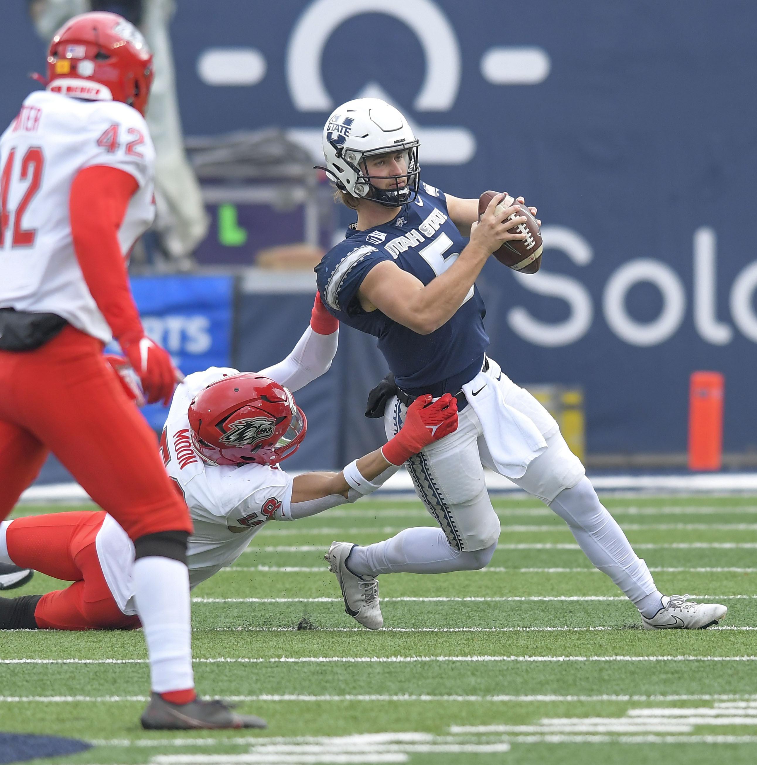 Coles sparks Utah State to 27-10 victory over New Mexico | AP News