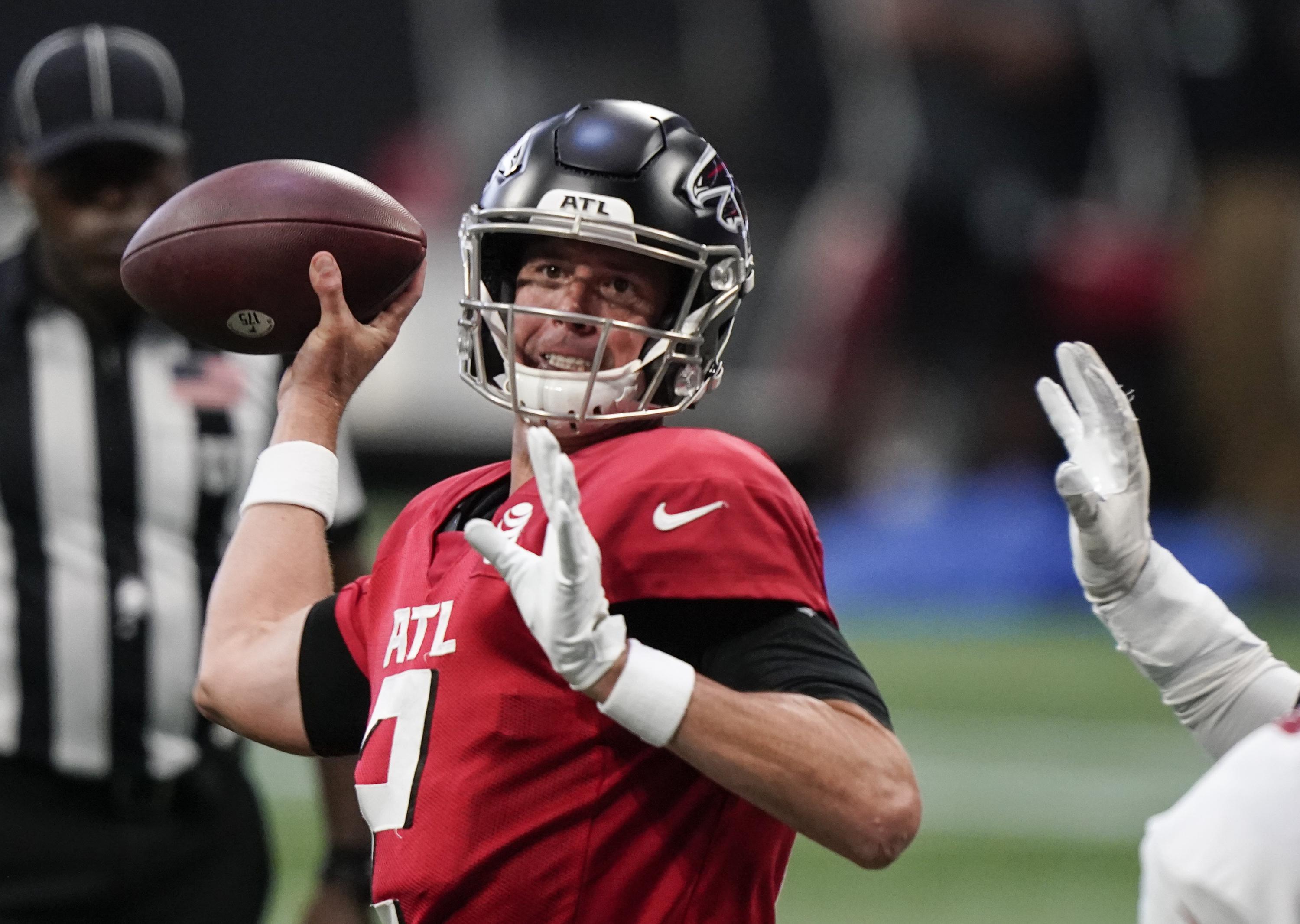 Ryan getting used to hearing new Falcons coach call plays | AP News