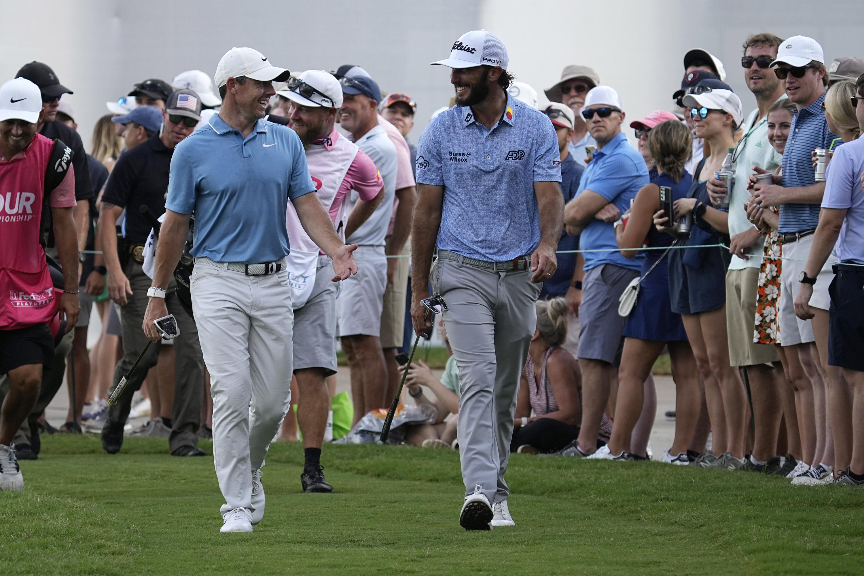 Scheffler clings to 1-shot lead as Tour Championship delayed | AP News