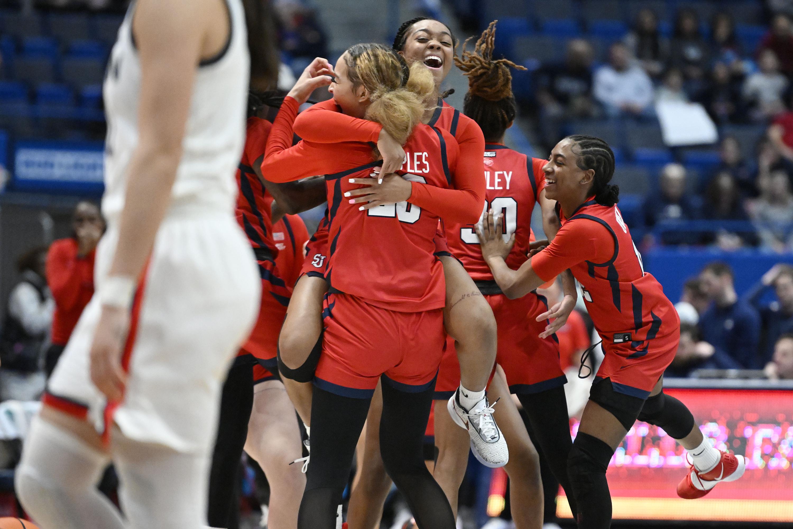Patterson, Bailey lead St. John's to upset of No. 4 UConn | AP News