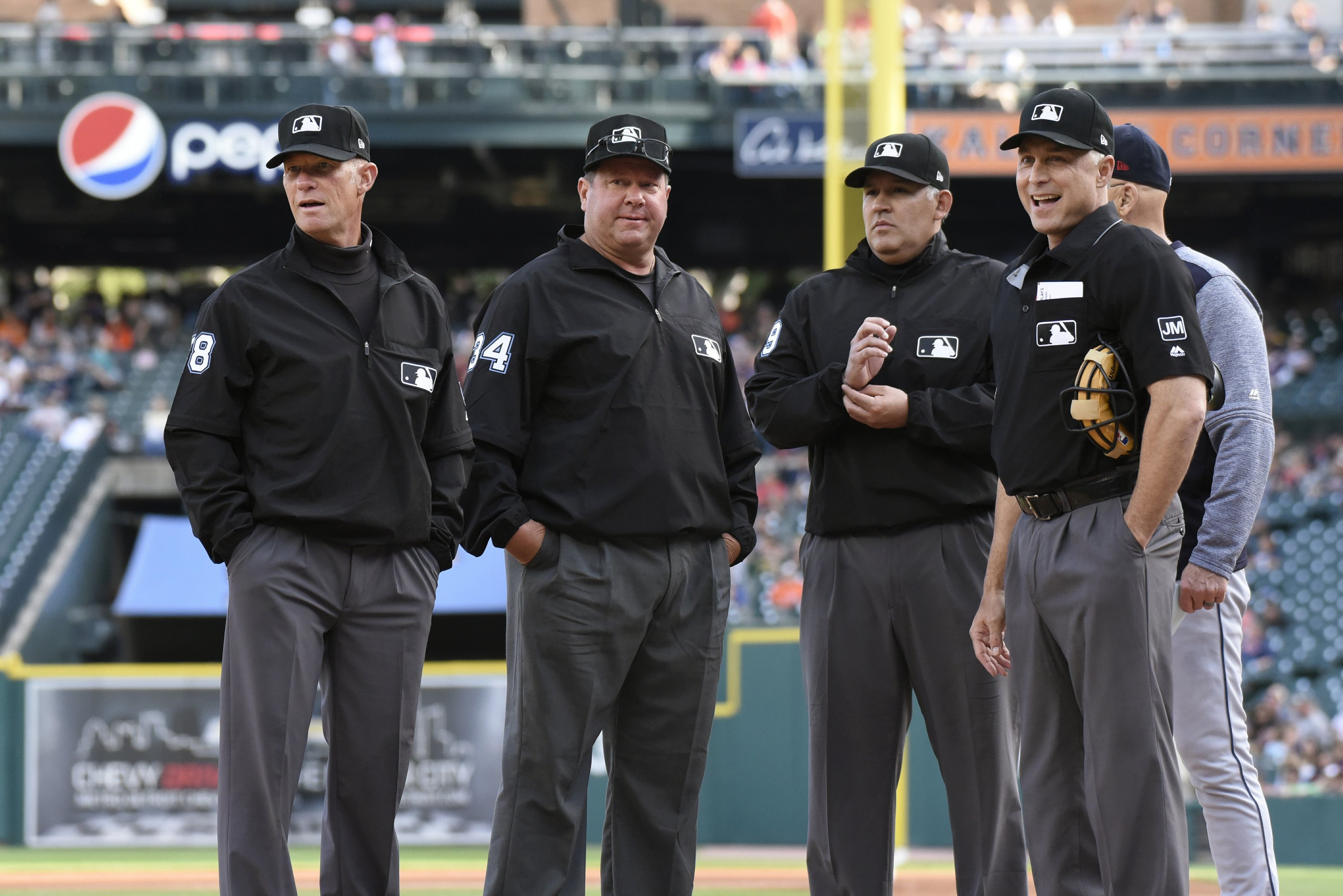 Umpire Jim Wolf to miss rest of Indians-Tigers series | AP News
