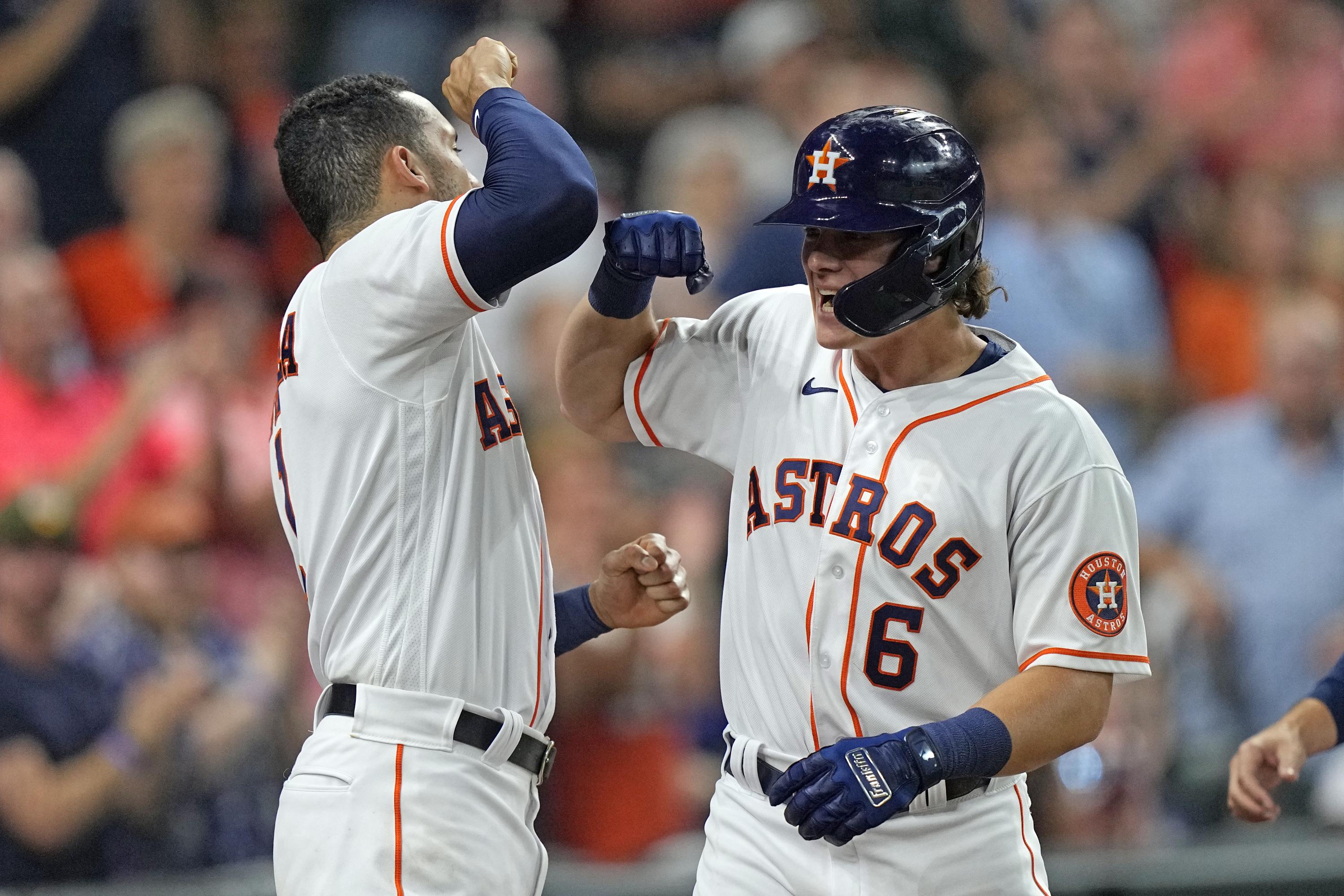 Meyers has homer, 4 RBIs as Astros rout Mariners 11-2 | AP News