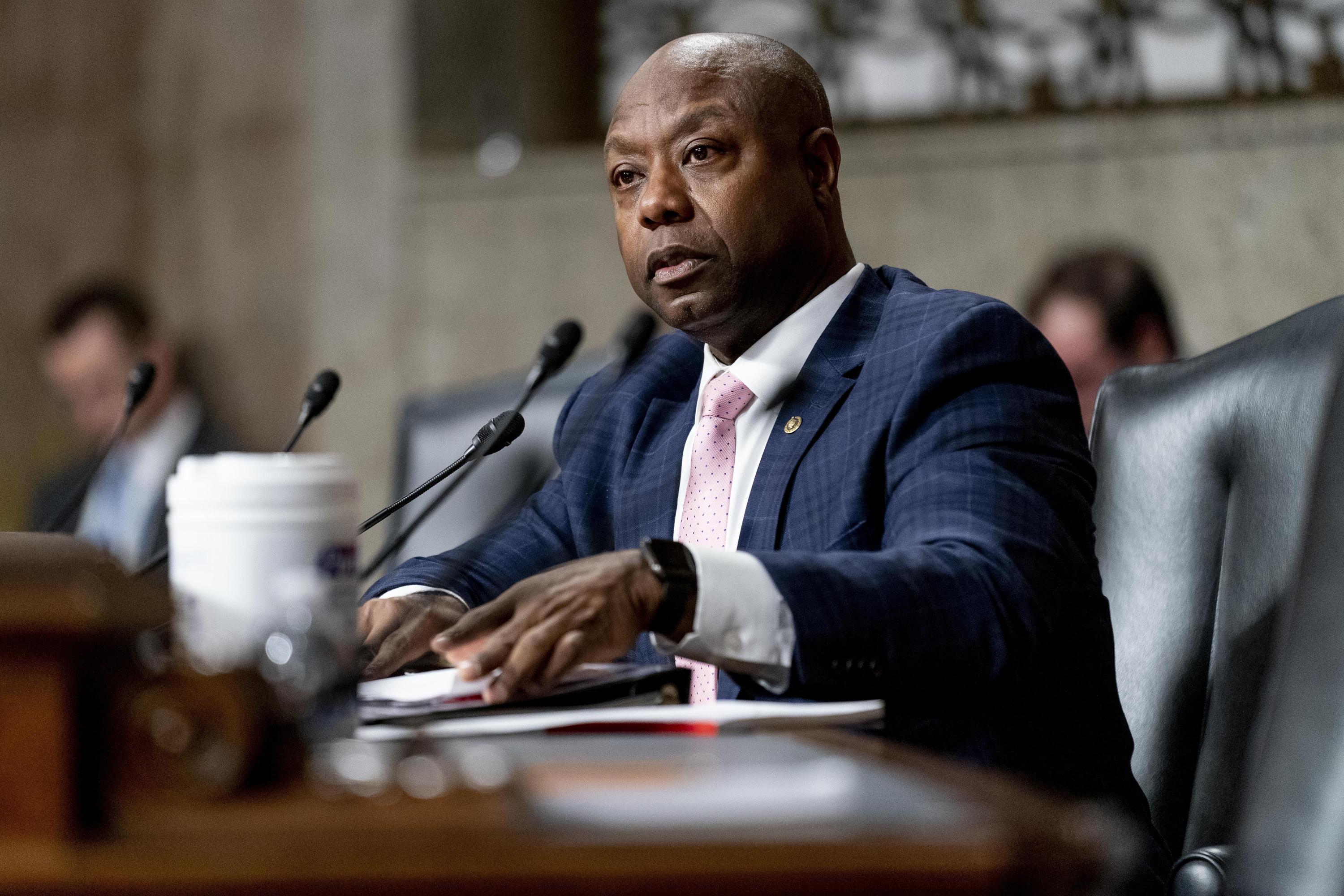 Sen. Tim Scott memoir 'America' coming out in August | AP News