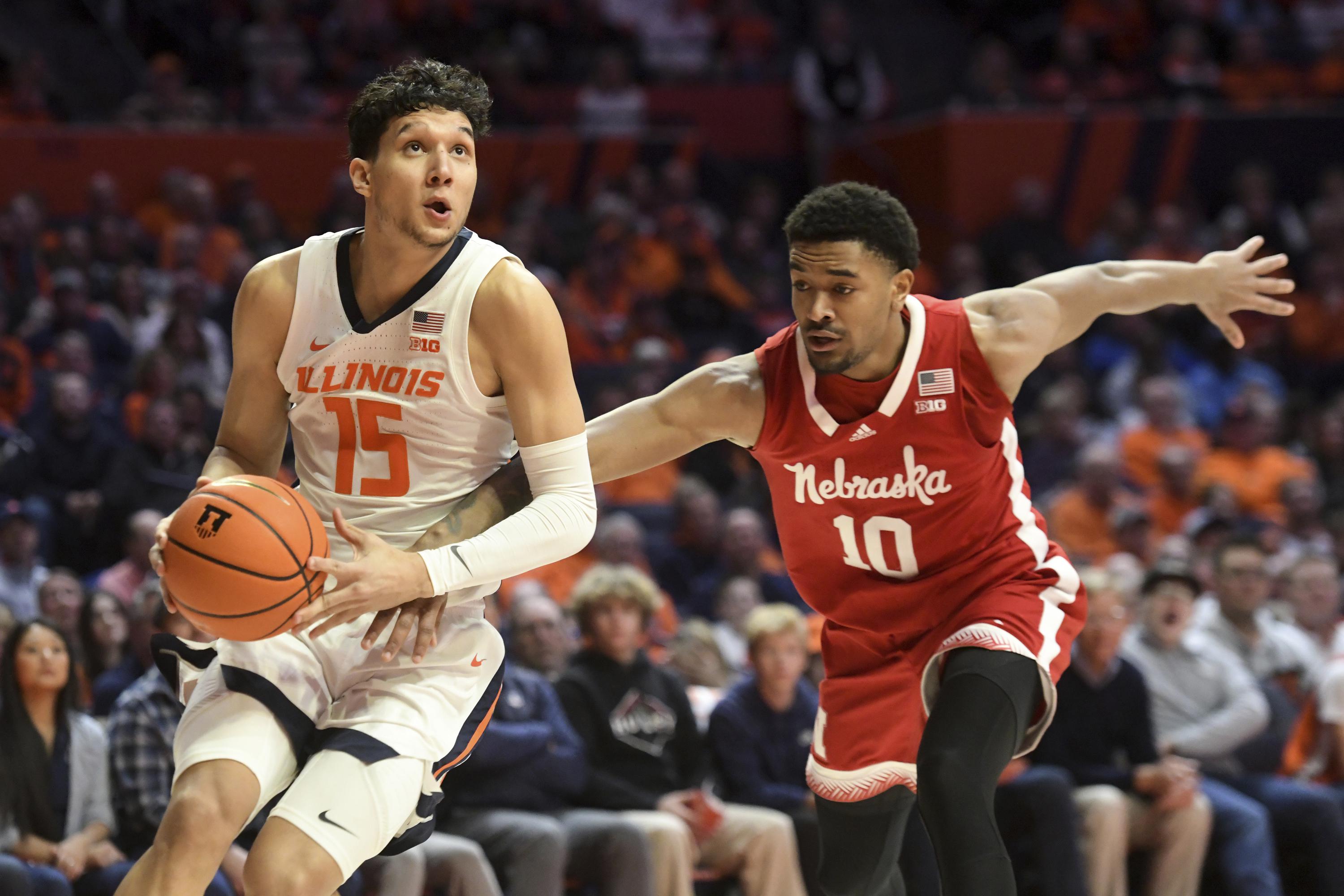 Illinois pulls away midway through 2nd, beats Nebraska 72-56 | AP News