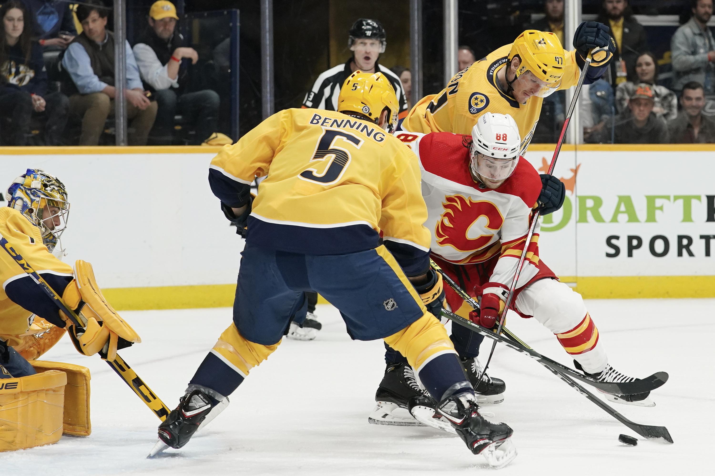 Preds goalie Juuse Saros out final 2 regular-season games | AP News
