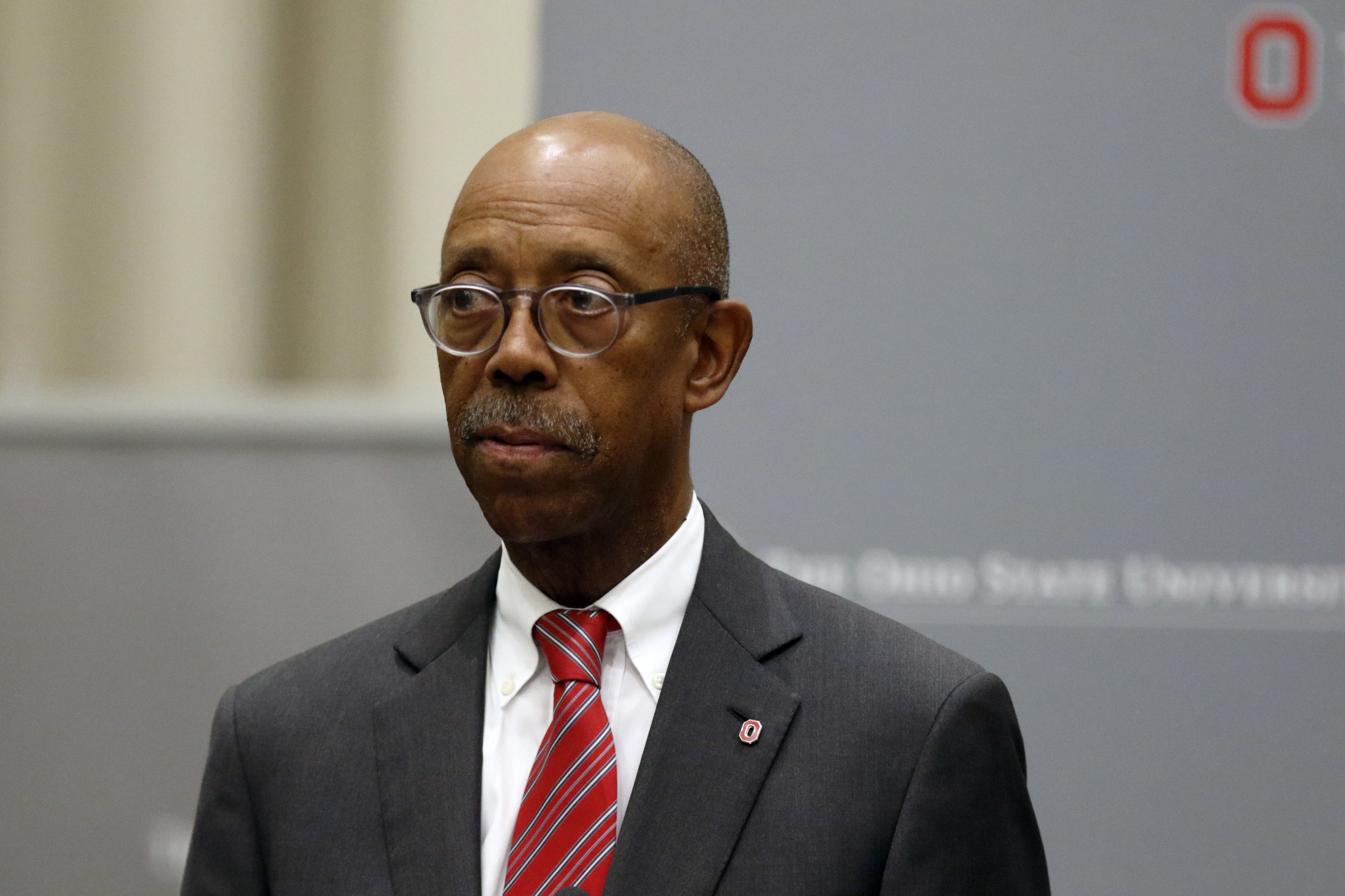 Ohio State University president plans to retire next year | AP News