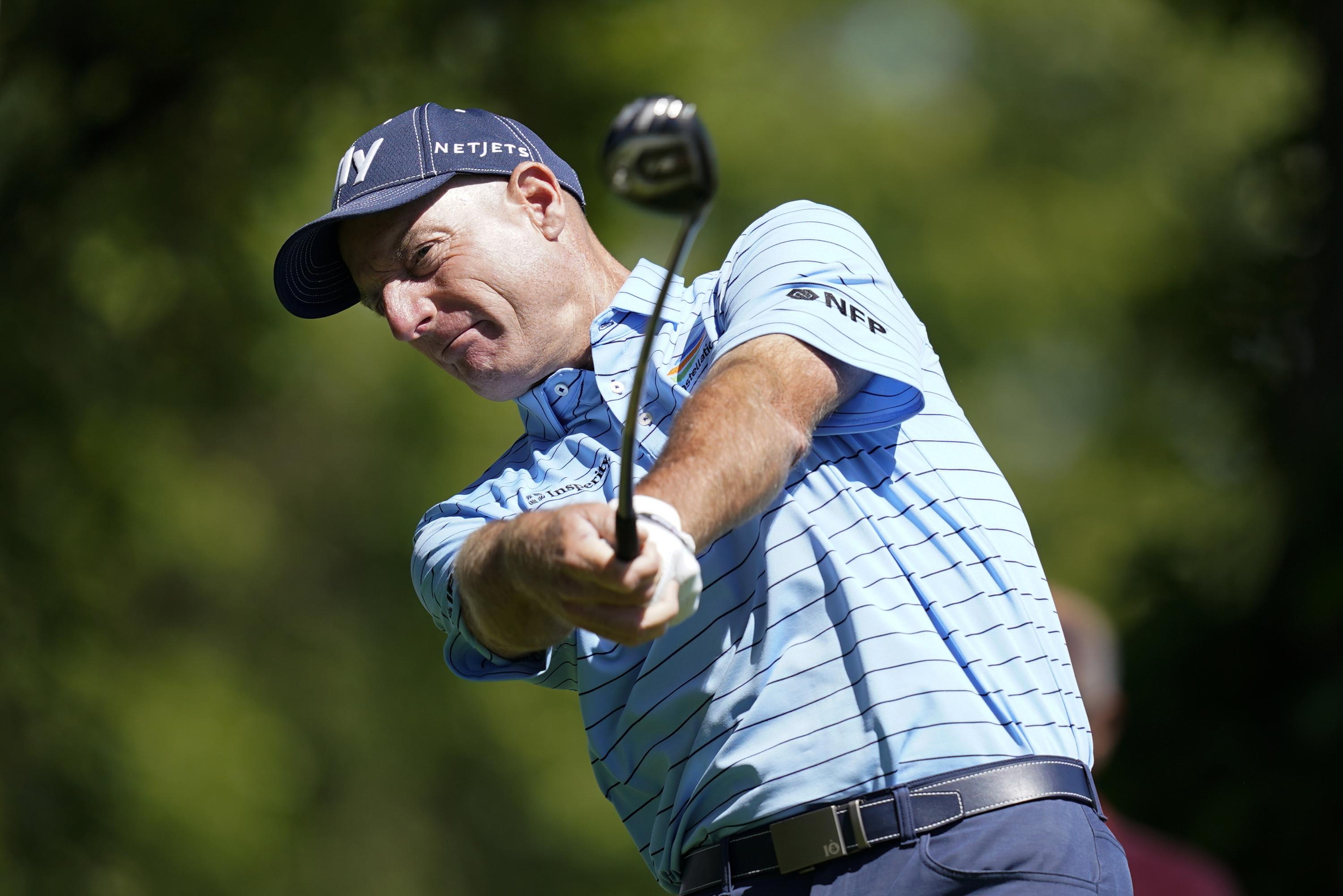Jim Furyk completing daunting double at US Senior Open | AP News