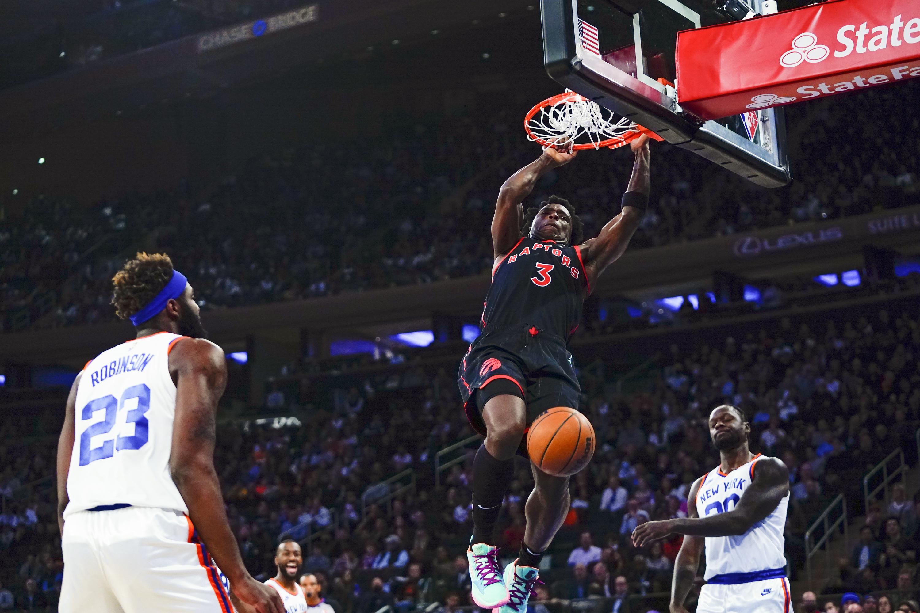 Raptors vencen a los Knicks para su 4to triunfo seguido | AP News