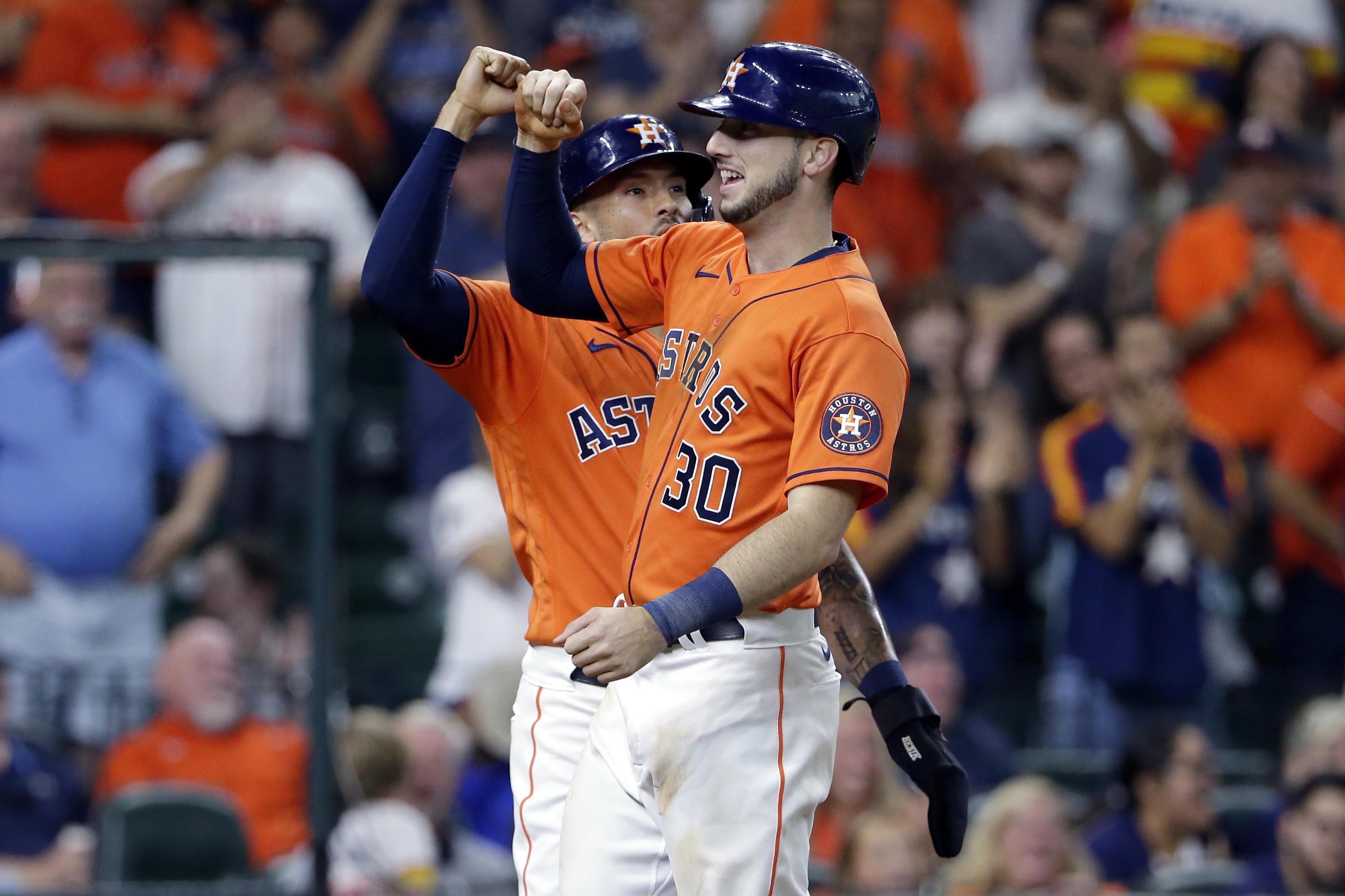 Astros hand Rangers 10th straight loss with 7-3 victory | AP News