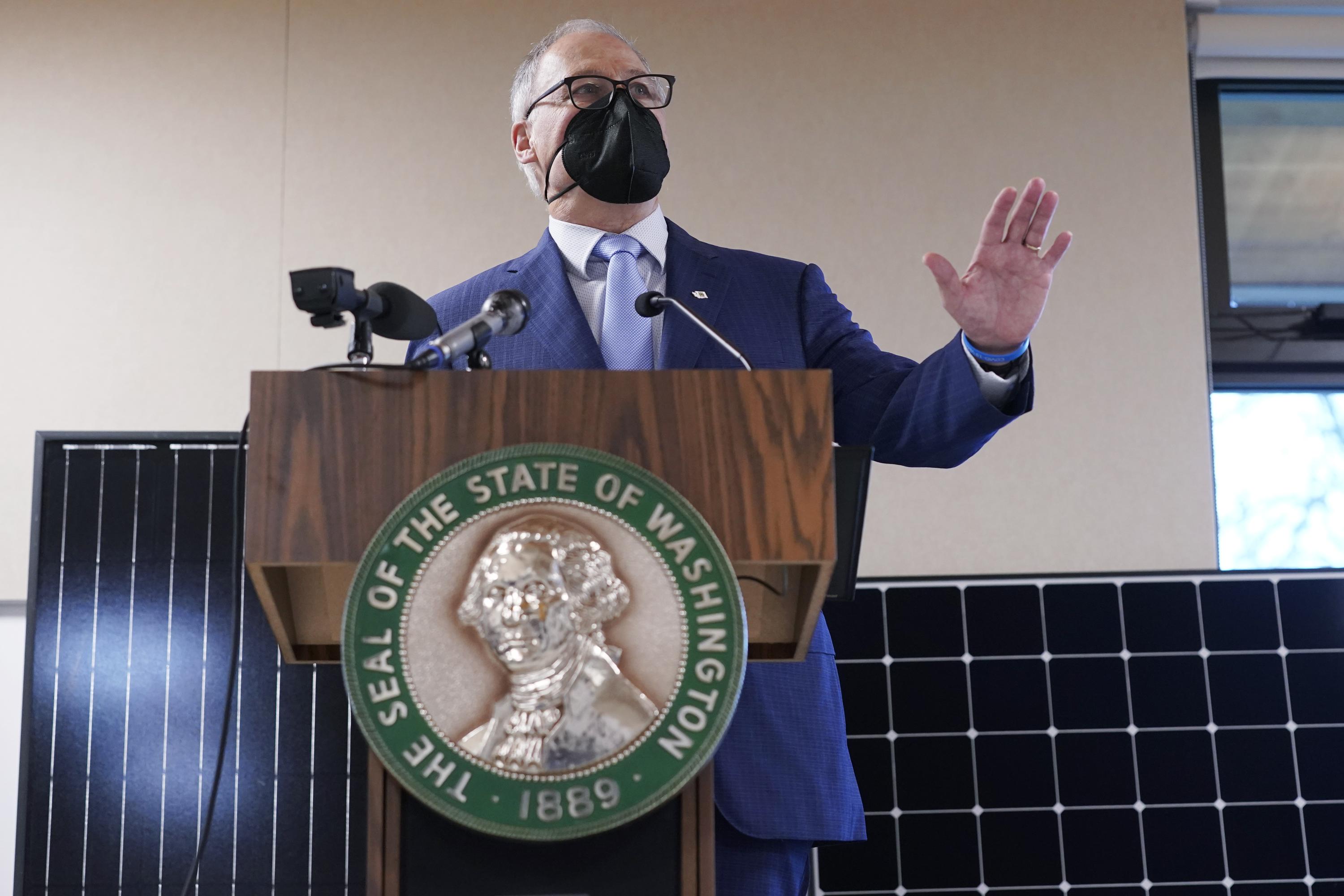 Inslee unveils climate proposals ahead of budget plan | AP News