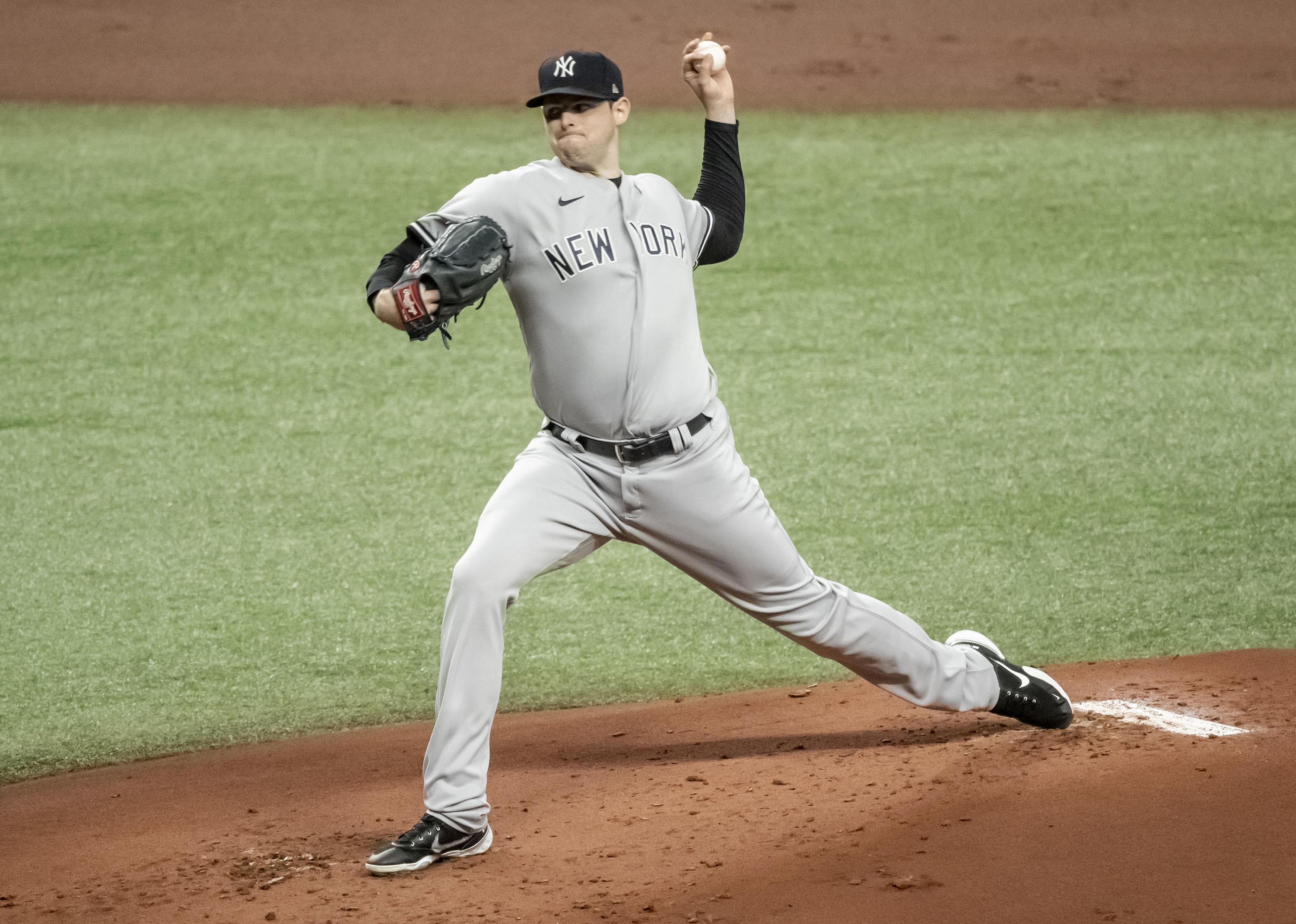 Montgomery goes 6 strong innings, Yankees beat Rays 3-1 | AP News