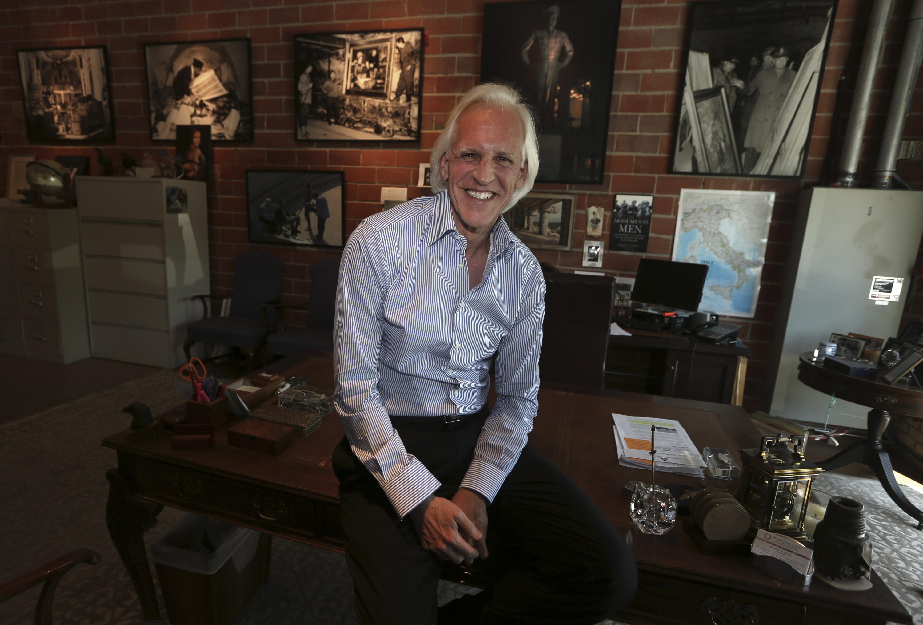 Texas man's mission: Honoring WWII Monuments Men | AP News