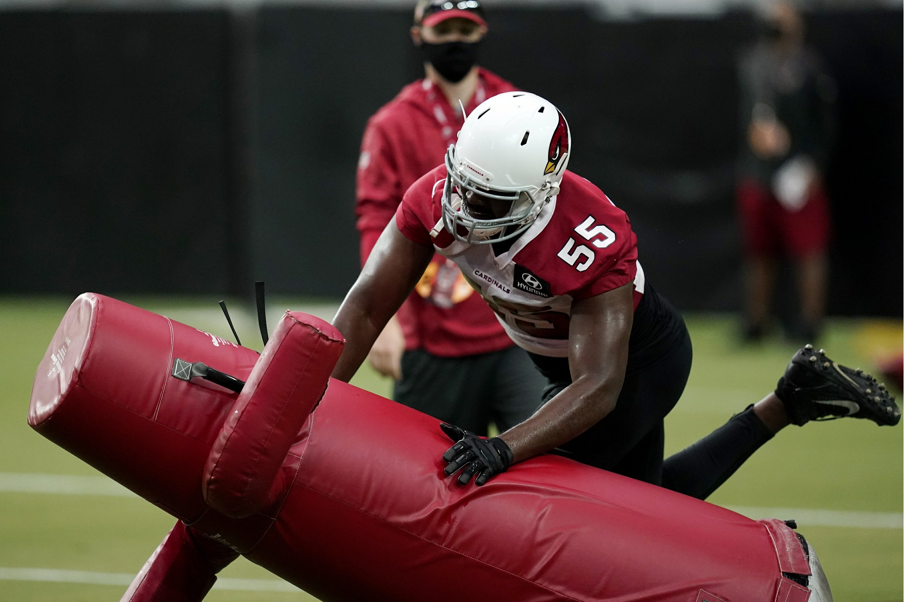 Cardinals' Jones has single-season sack record in sights
