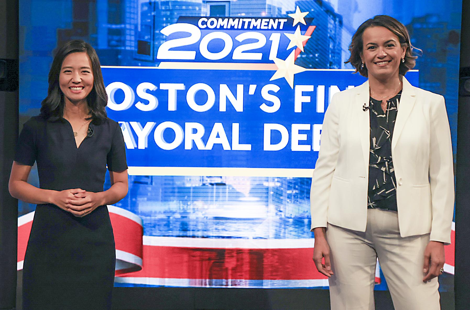 Boston mayoral hopefuls face off in feisty televised debate | AP News