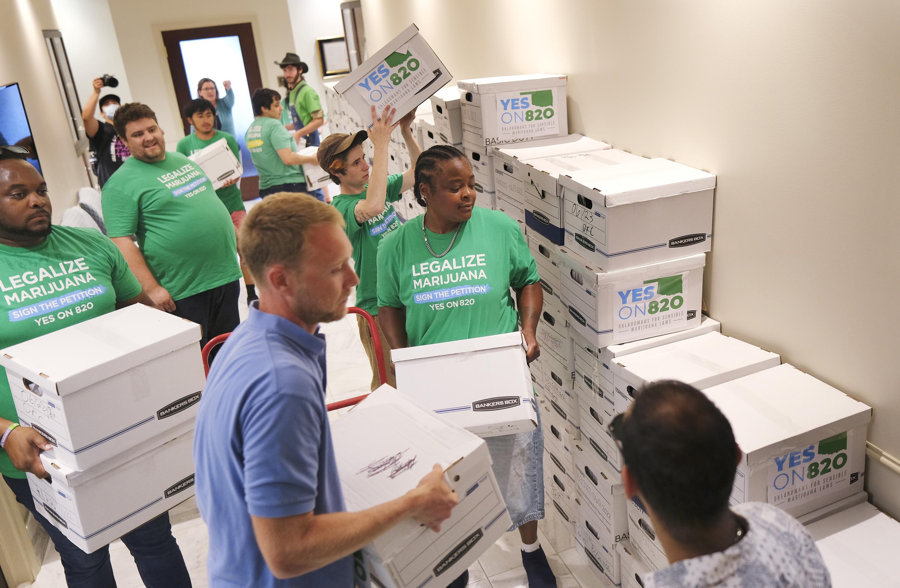 Oklahoma governor sets March election for marijuana question | AP News